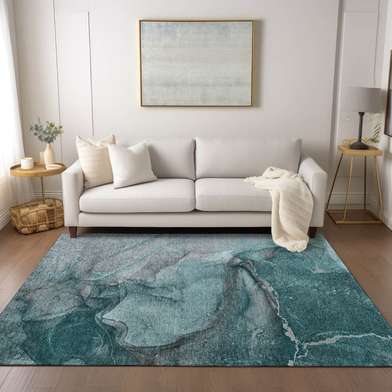 Brayden Studio® Bernardin Abstract Rug & Reviews | Wayfair