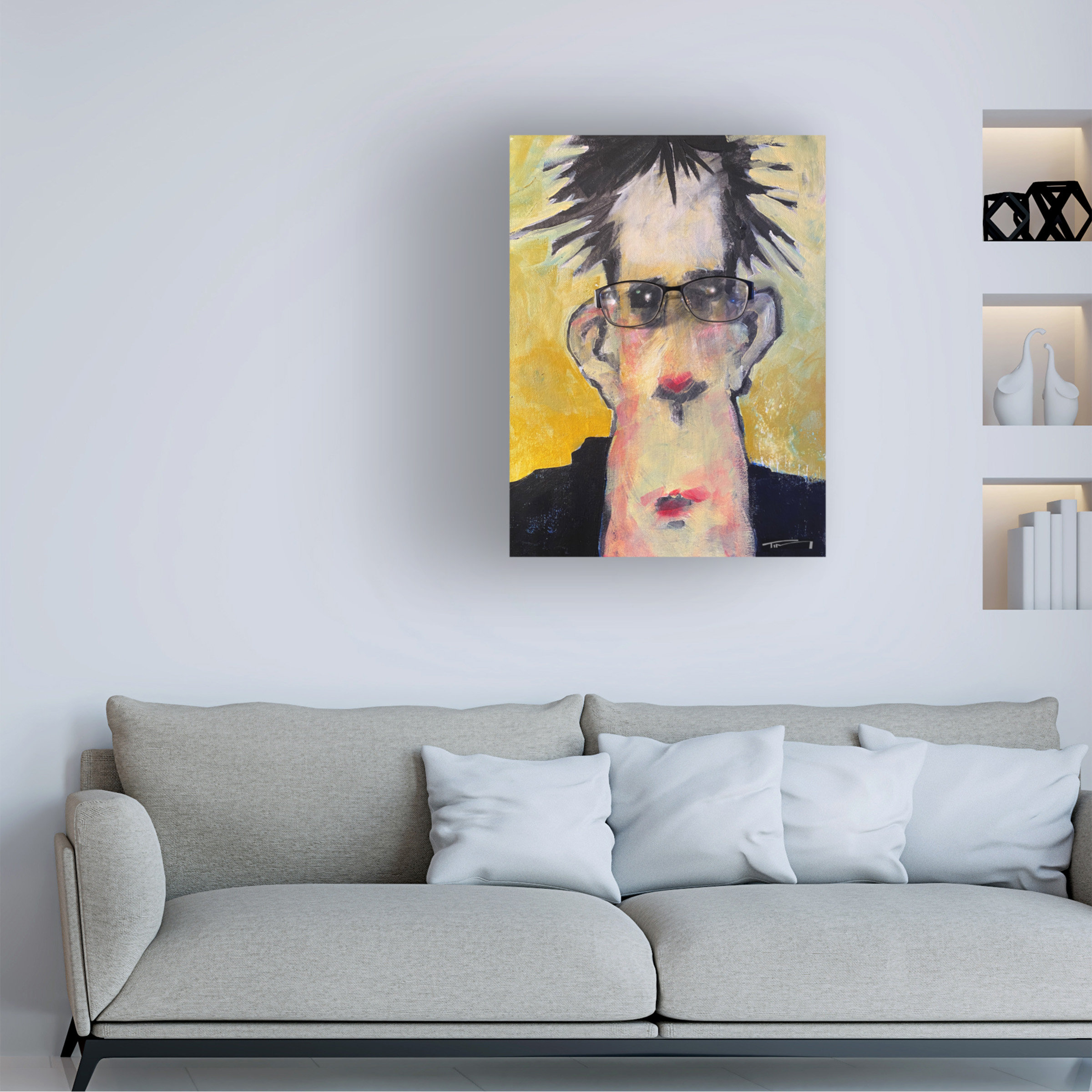 Ebern Designs Bolog Tim Nyberg Salesman Canvas Art | Wayfair