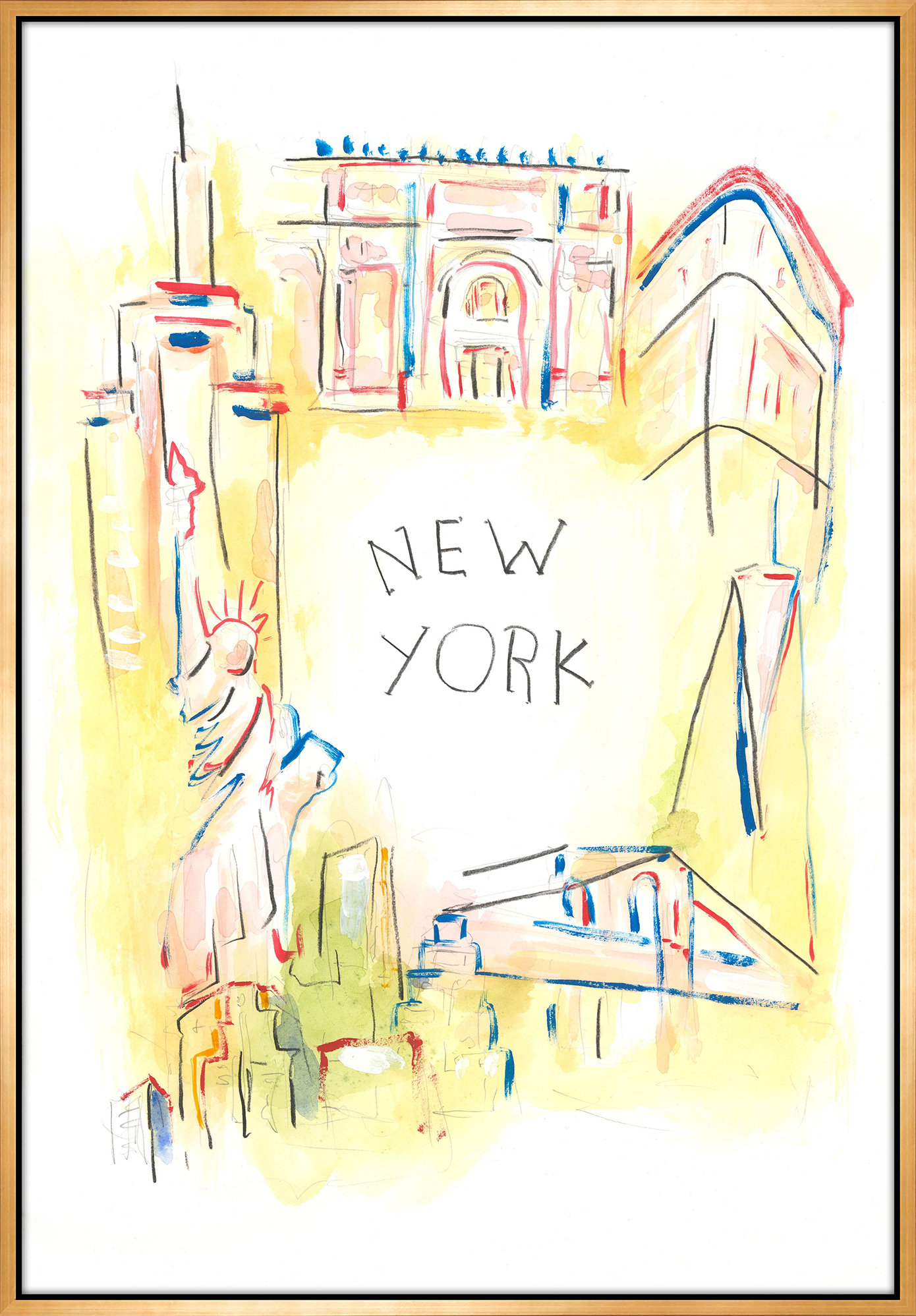 Chelsea Art Studio Nathan Novac Map Me II On Canvas by Nathan Novac ...