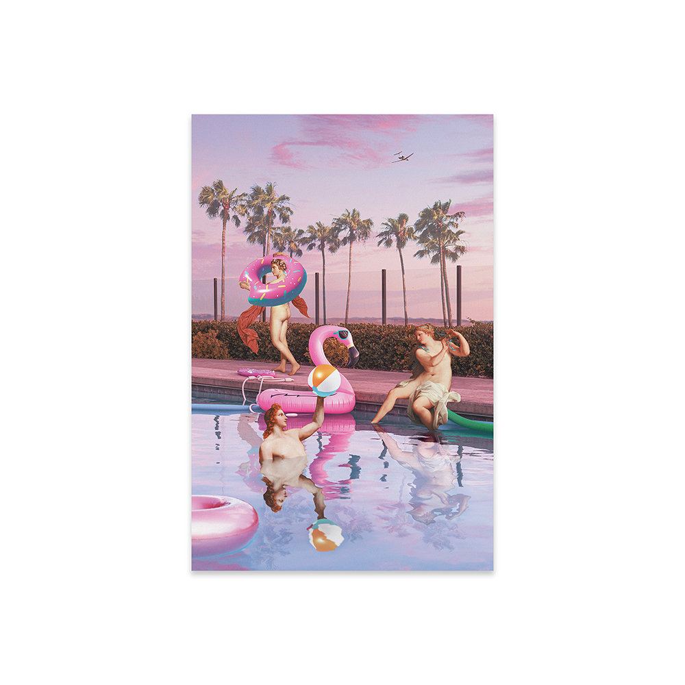 Bay Isle Home™ Pool Party by Jonas Loose - Unframed Graphic Art | Wayfair