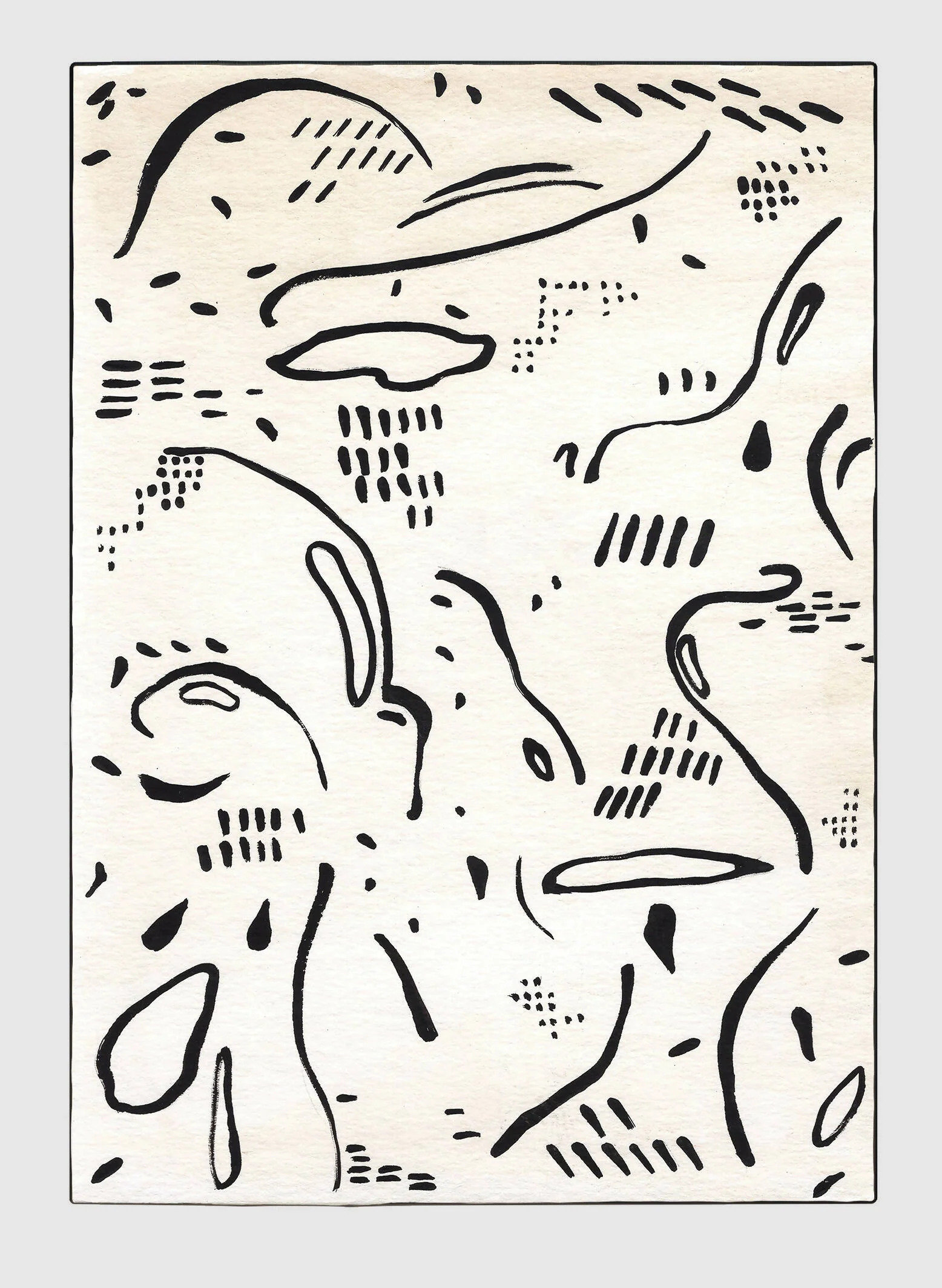 Orren Ellis Yeun Abstract Machine Woven Polyester/Chenille Area Rug in ...