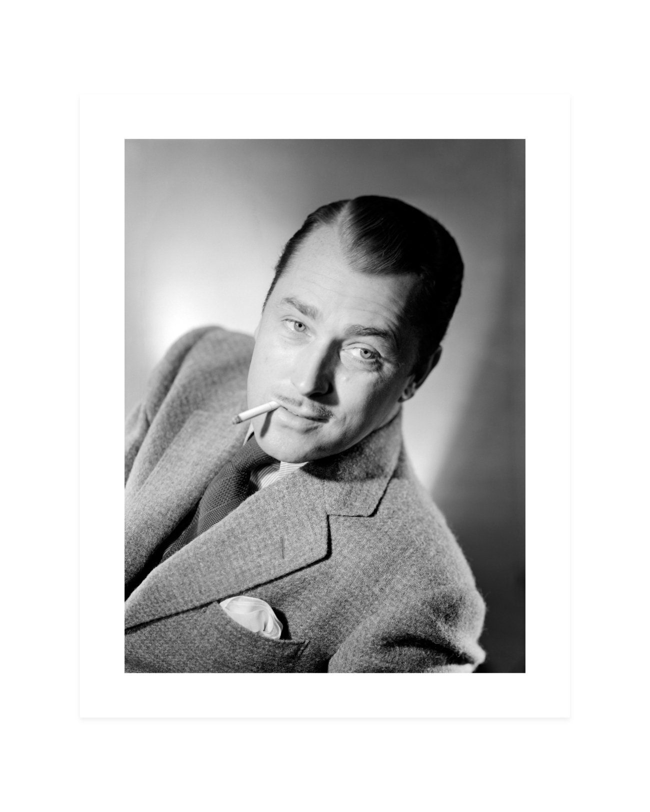 Globe Photos Entertainment & Media Brian Aherne Smoking Cigarette ...