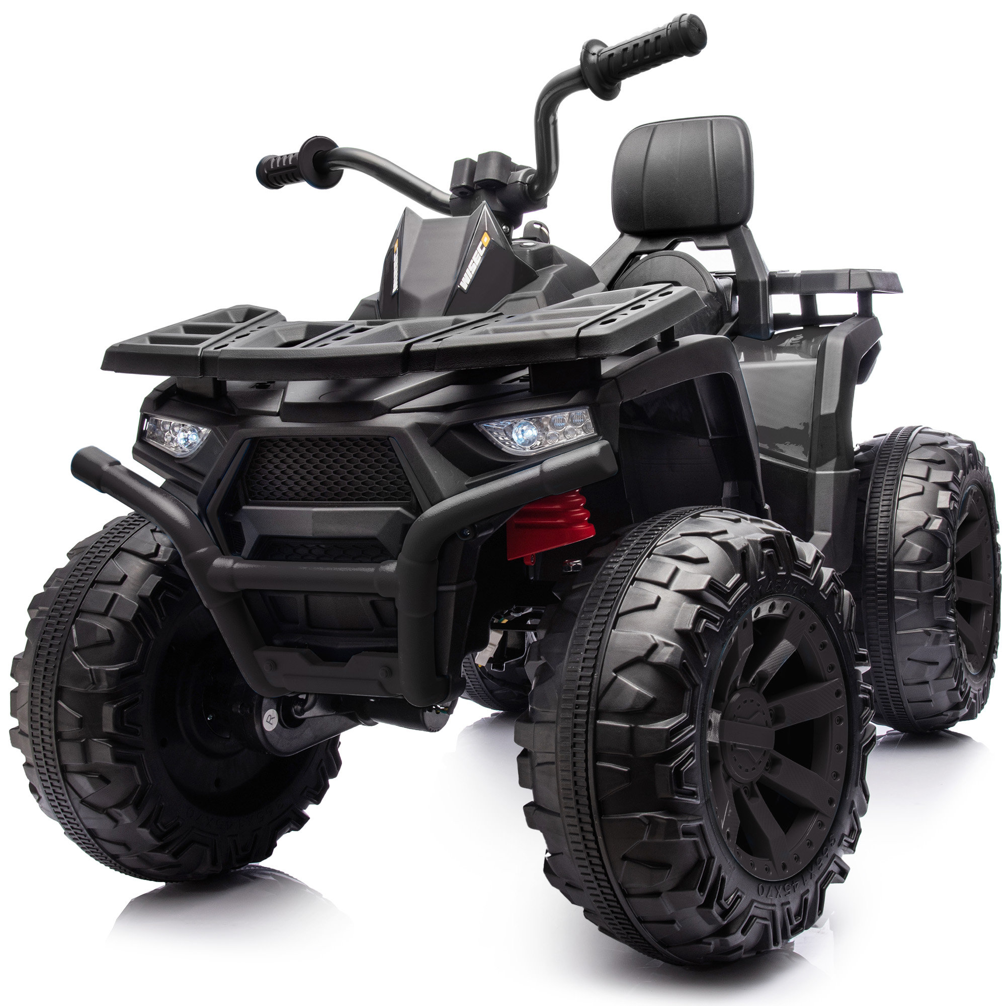 Outfunny 12V Kids ATV 4 Wheeler, 2-Seater Powered Ride on ATV Toy for ...