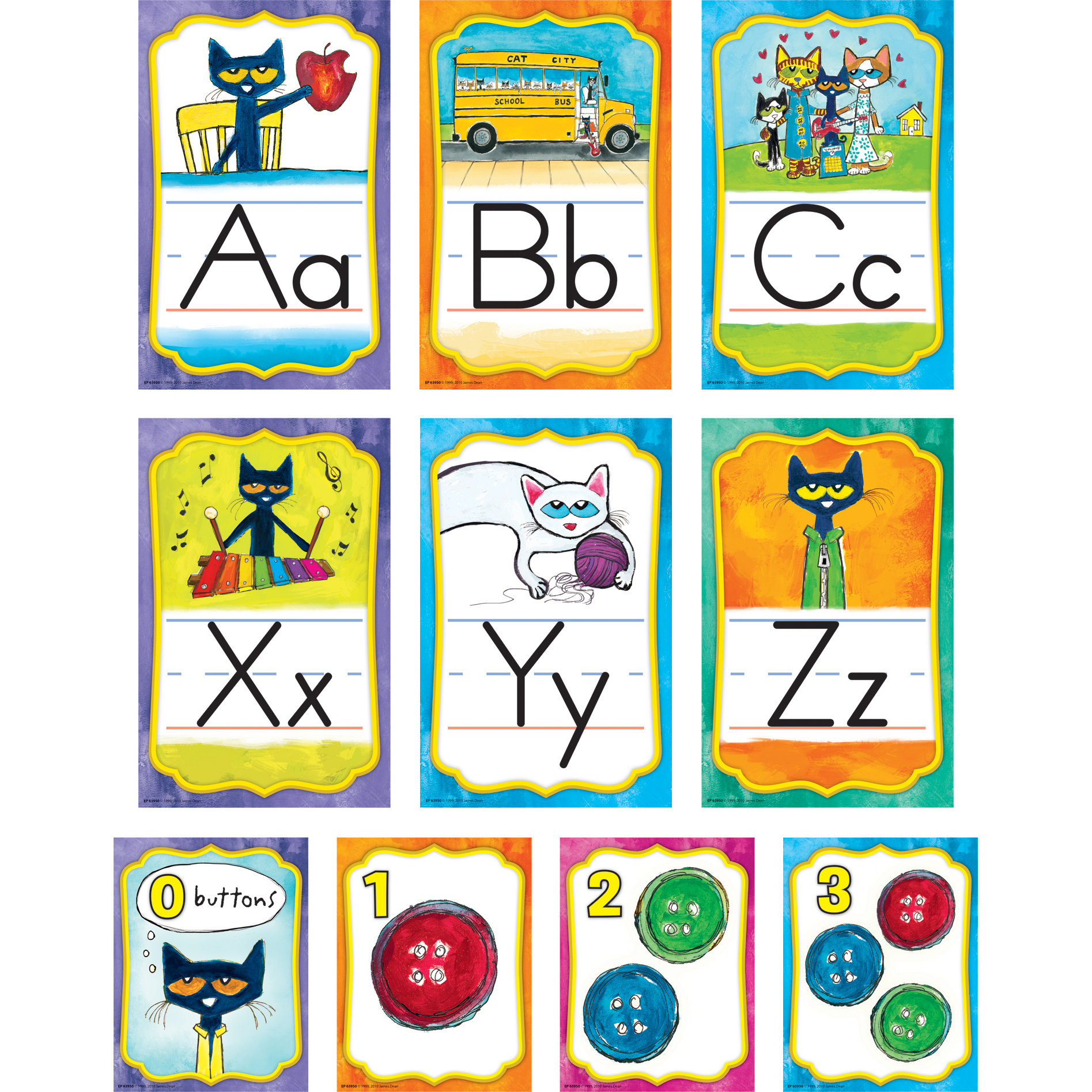 Edupress Cat Alphabet Bulletin Board | Wayfair