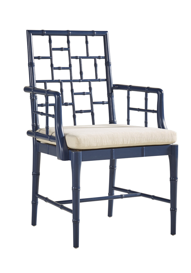 Bayou Breeze Shantice Ladder Back Arm Chair | Wayfair
