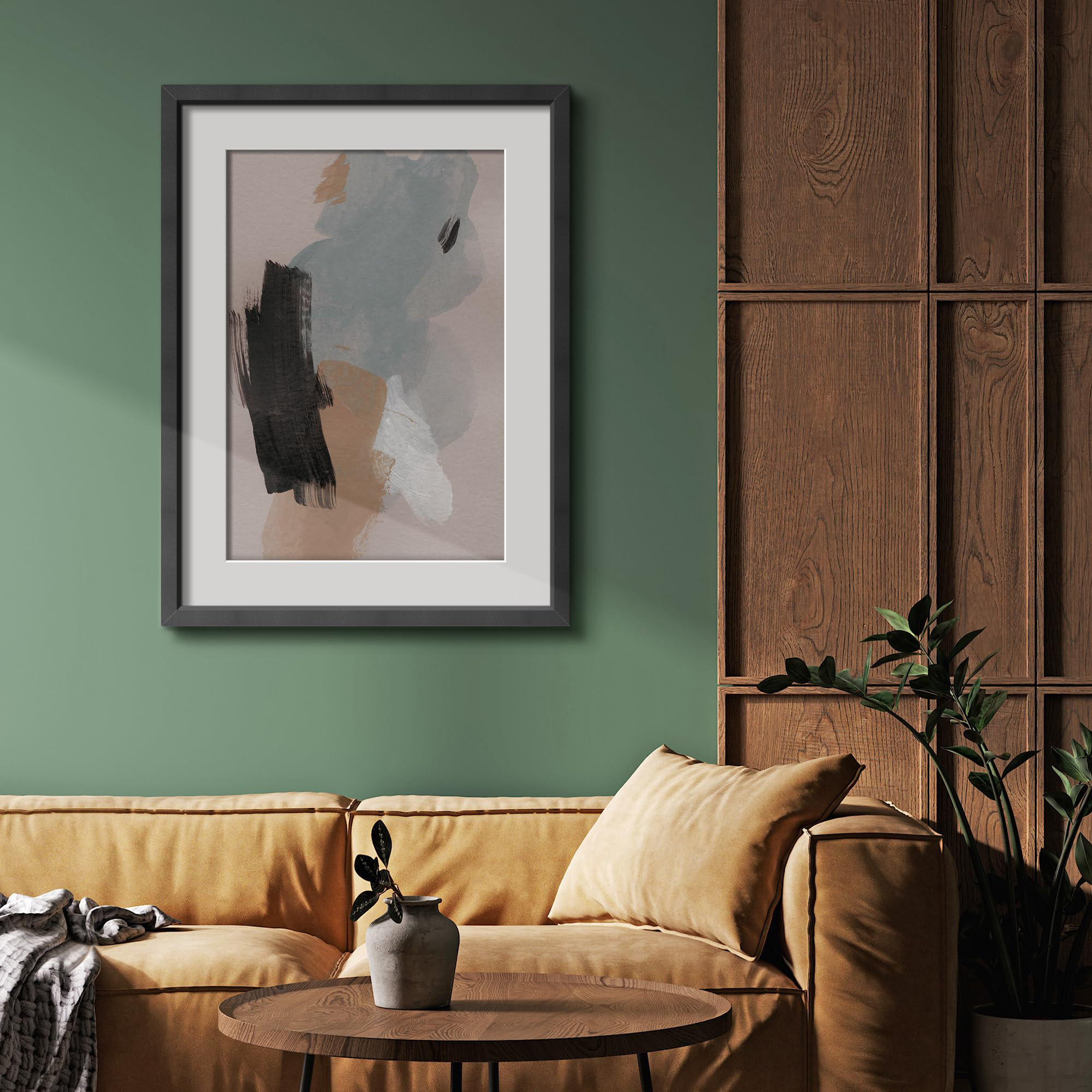 wall26 " Contemporary Abstract Soft Texture In Pastel Colours ...