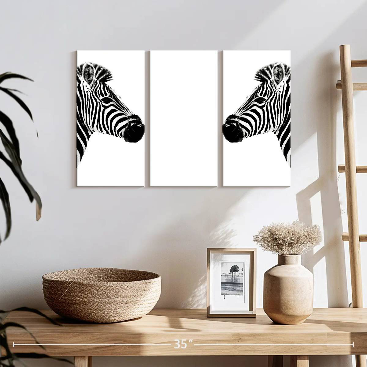 Ebern Designs Zebras Face To Face | Wayfair