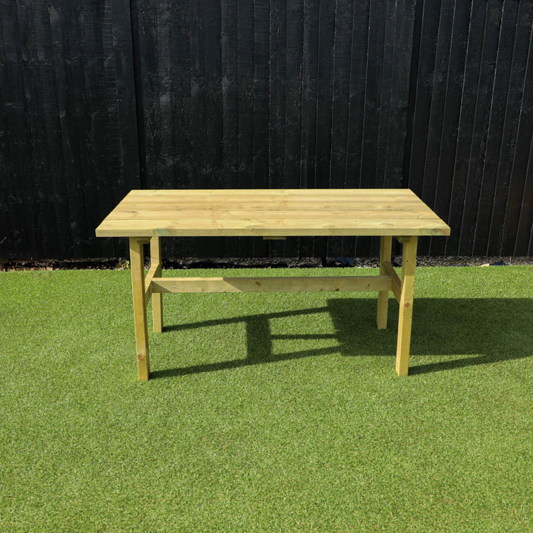 Mercia Garden Products Mercia Pressure Treated Outdoor Table | Wayfair ...