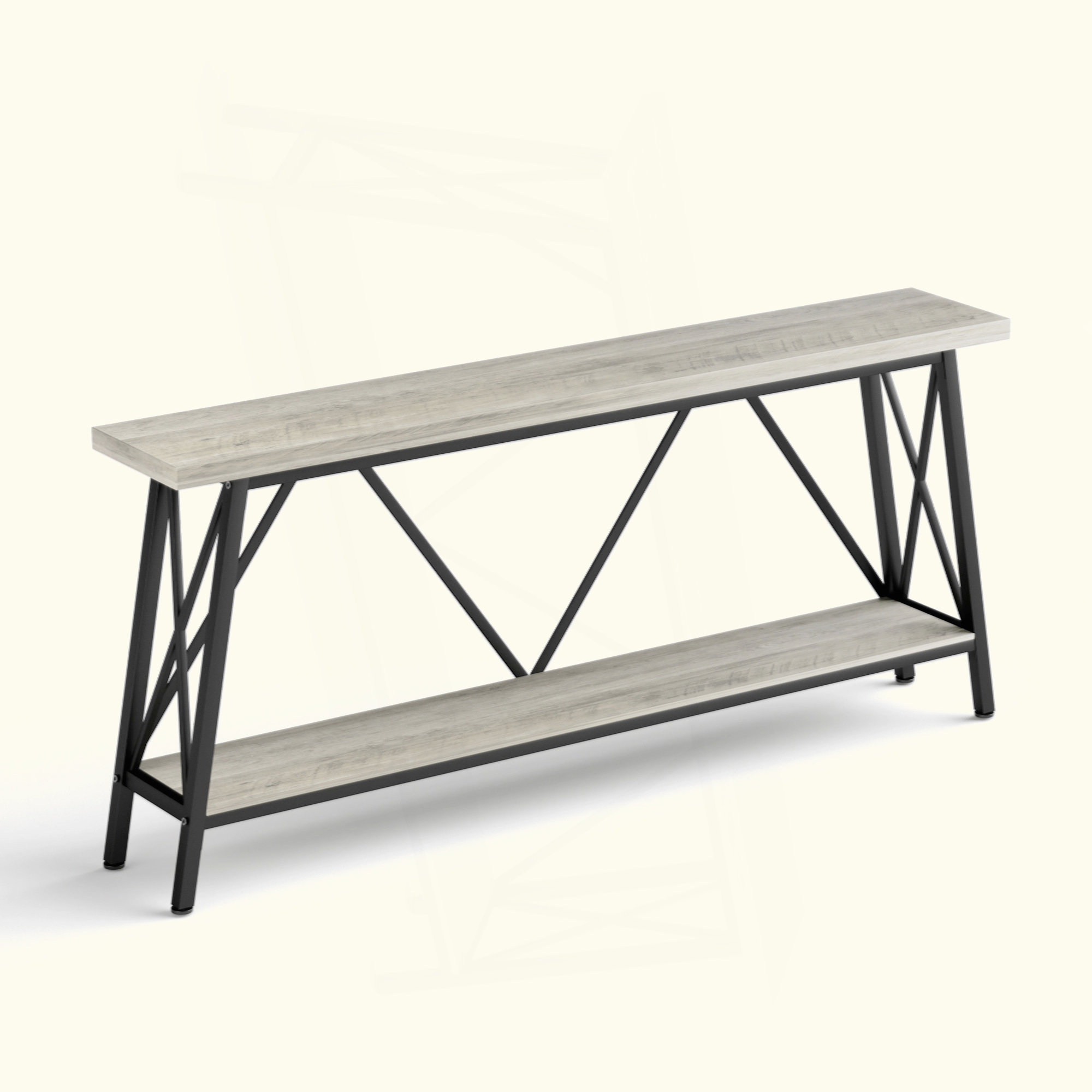 Latitude Run® 70.9 Inch Extra Long Sofa Table, Console Behind Sofa ...
