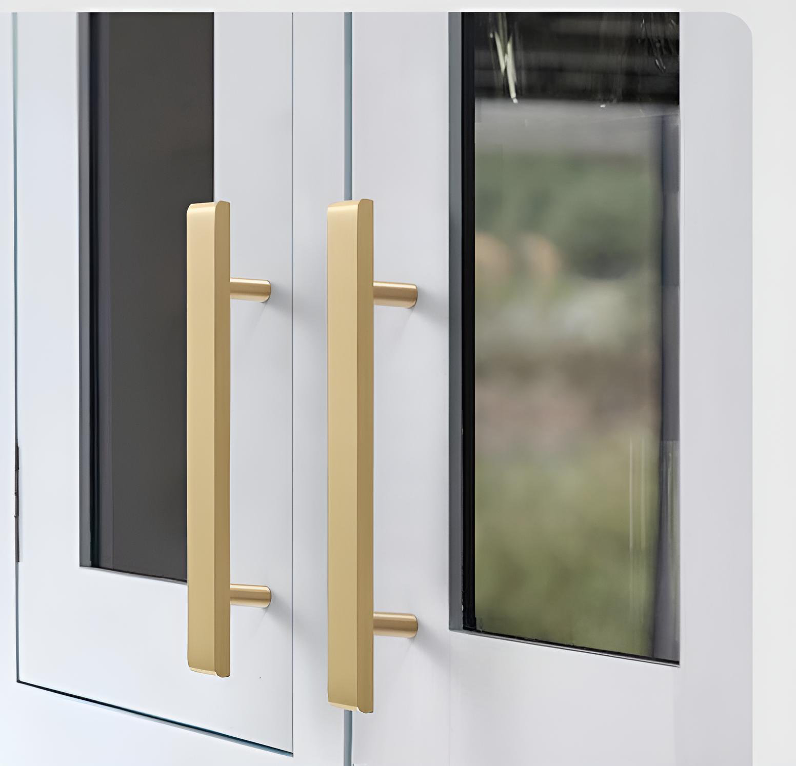 Infinitee Green Golden Pure Copper Handle, Cabinet Door Handle ...