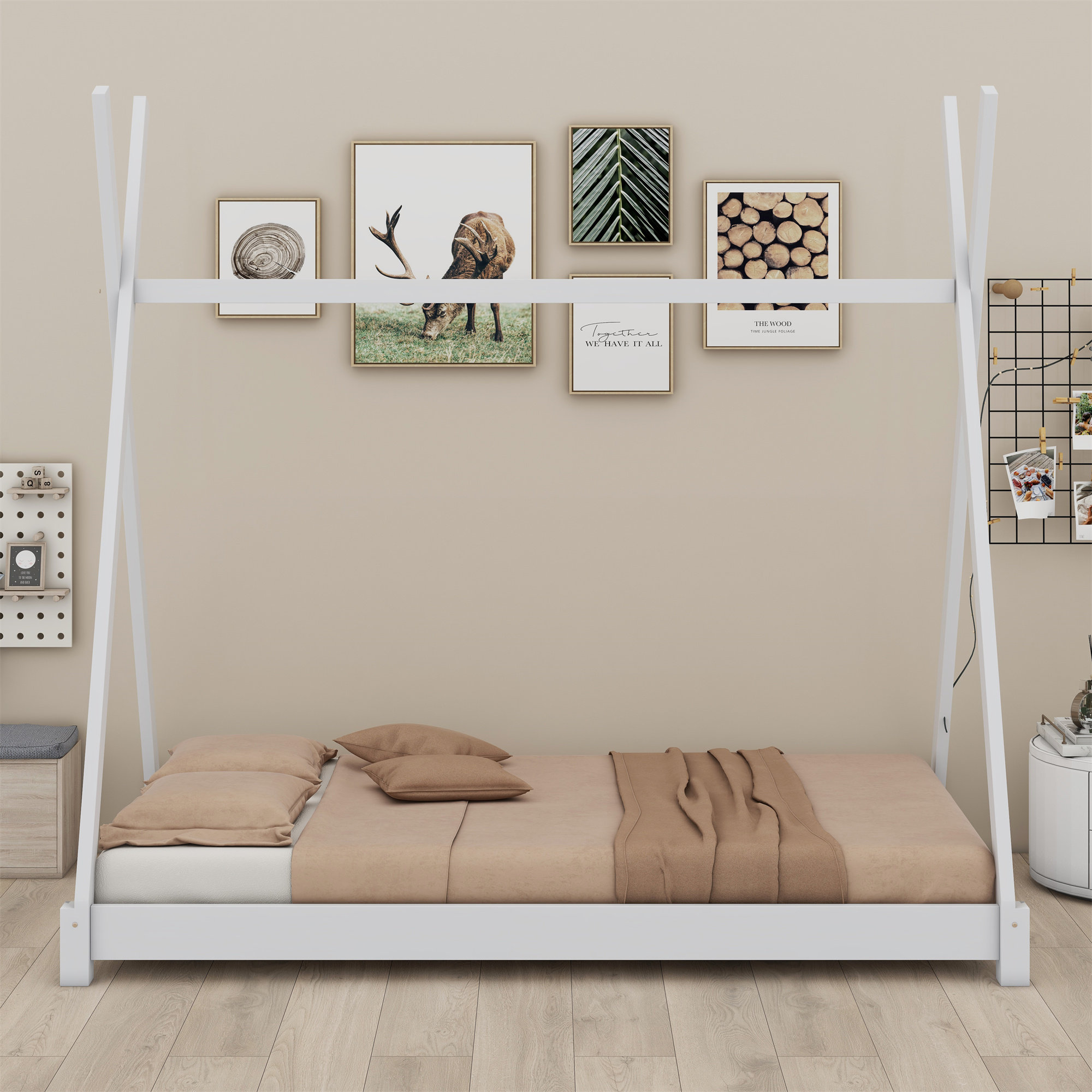 Redwood Rover House Platform Bed With Triangle Structure - Wayfair Canada