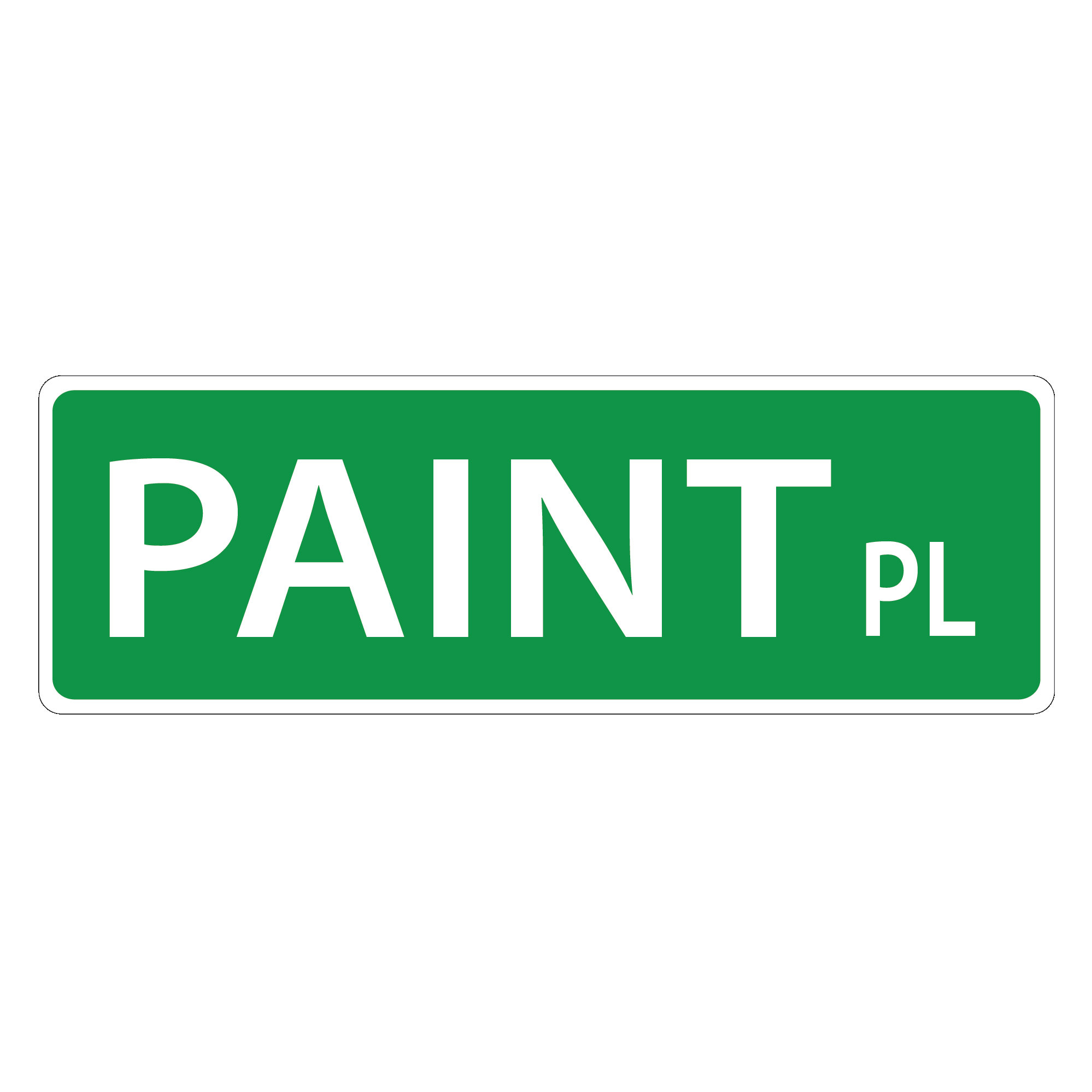 Imagine This Company Paint Place Hanging Street Sign | Wayfair