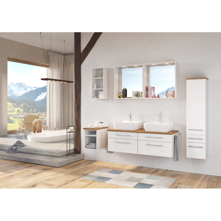17 Stories Milaca Bathroom Furniture Suite with Mirror | Wayfair.co.uk