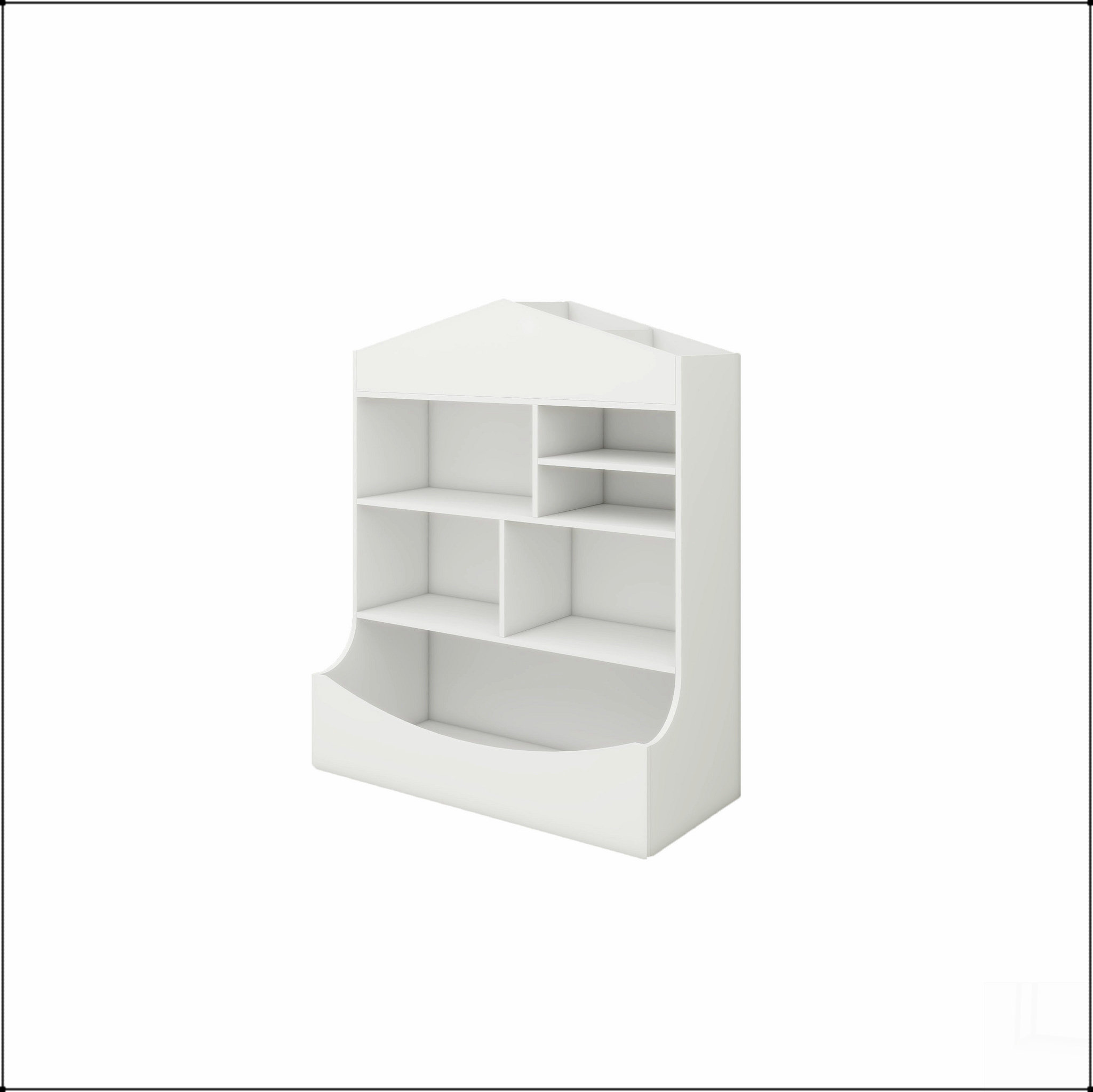 Harriet Bee Children's Multi-Functional 7 Shelf Bookcase, Storage ...