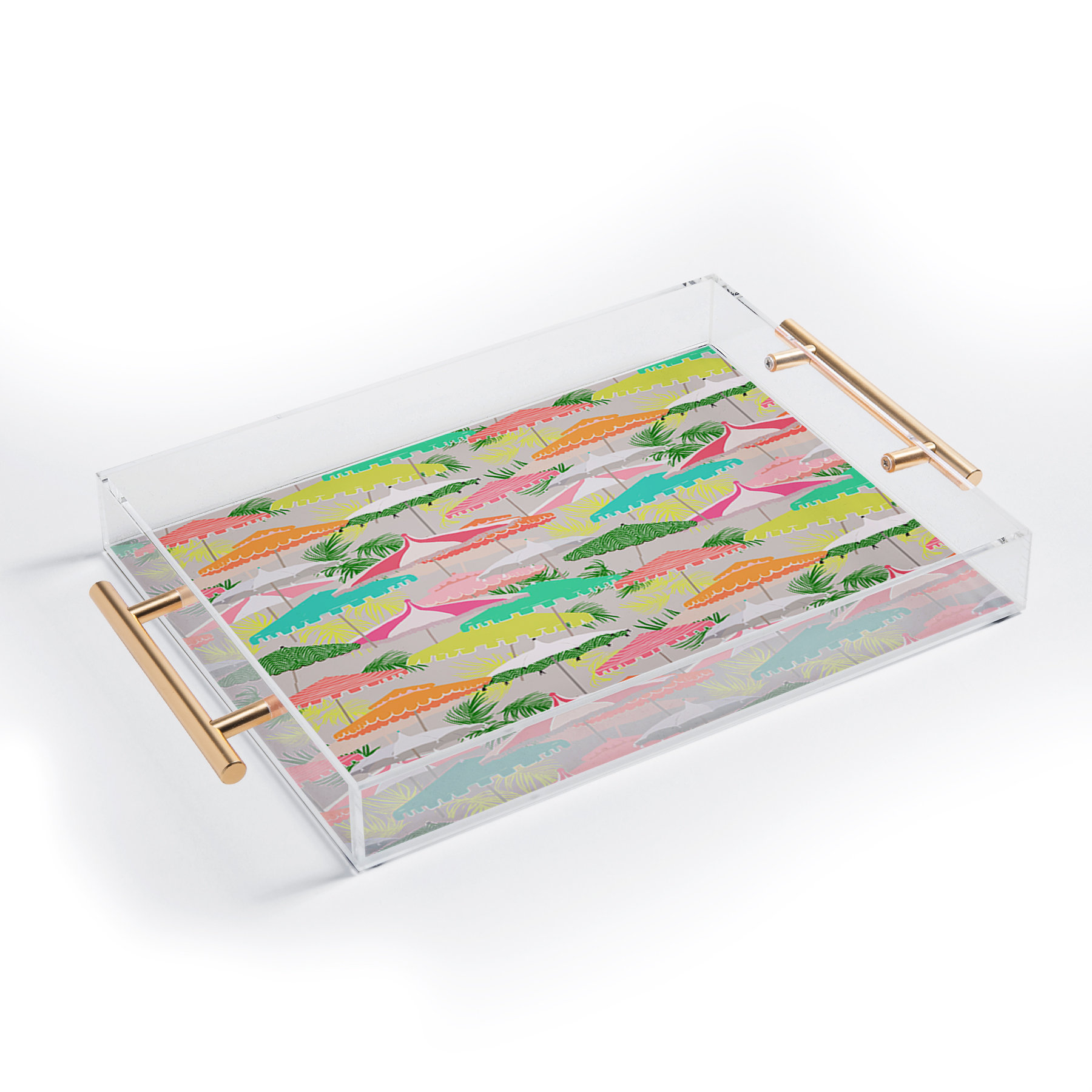 Deny Designs alison janssen Palm Springs poolside Acrylic Tray | Wayfair
