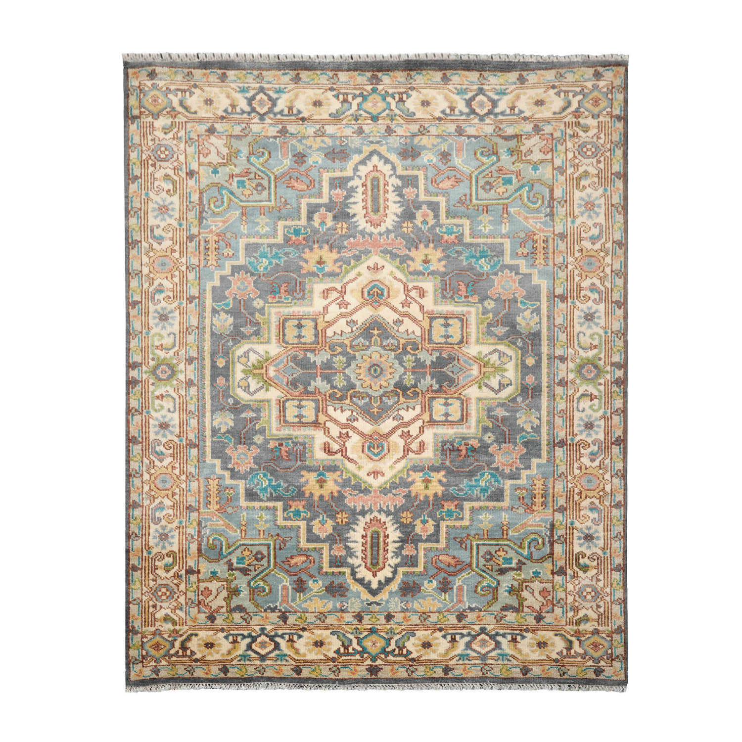 Bungalow Rose Loombloom Muted Turkish Oushak Hand Knotted Wool Area Rug ...