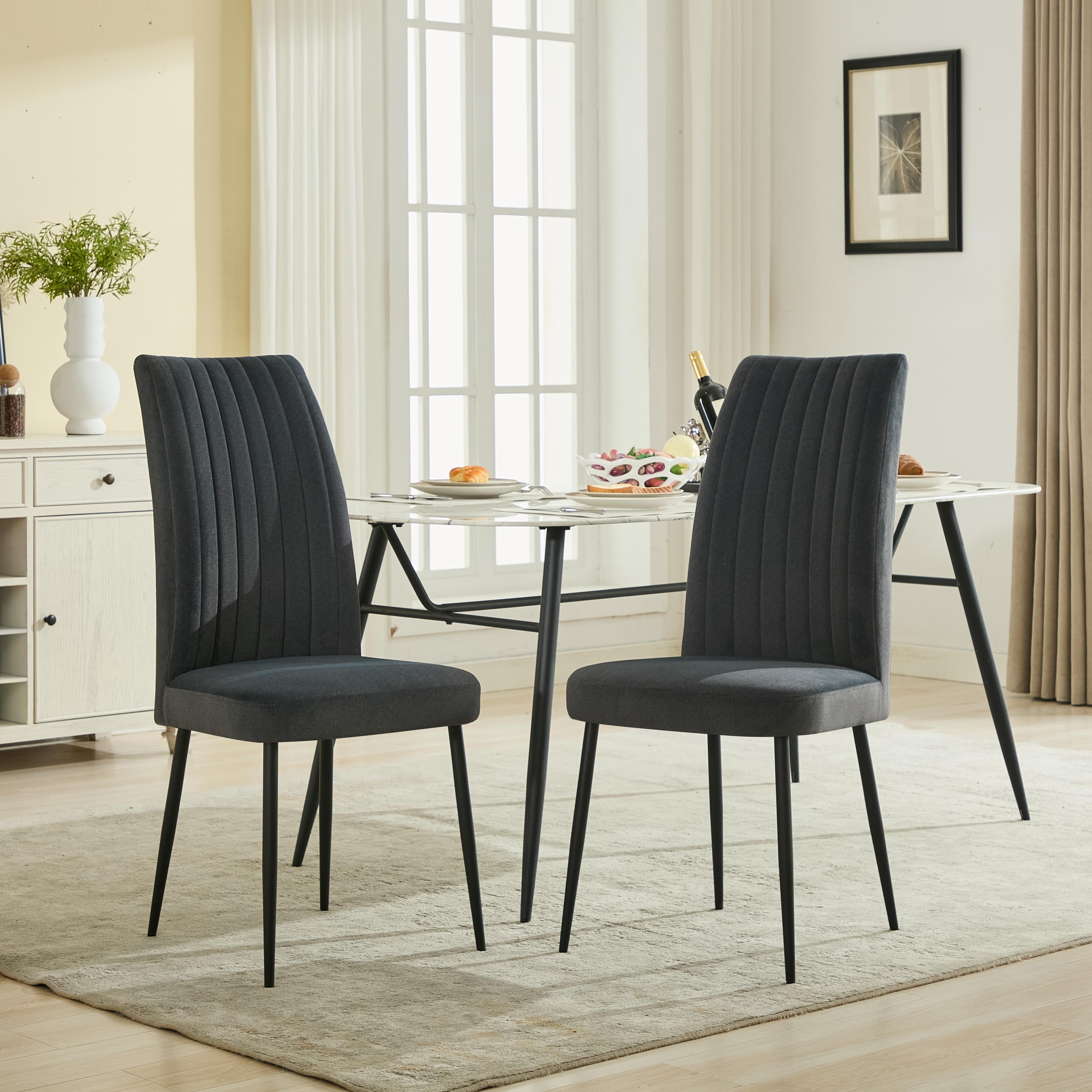 Latitude Run® Adjustable Foot Stud Dining Chair Set Of 2 With ...