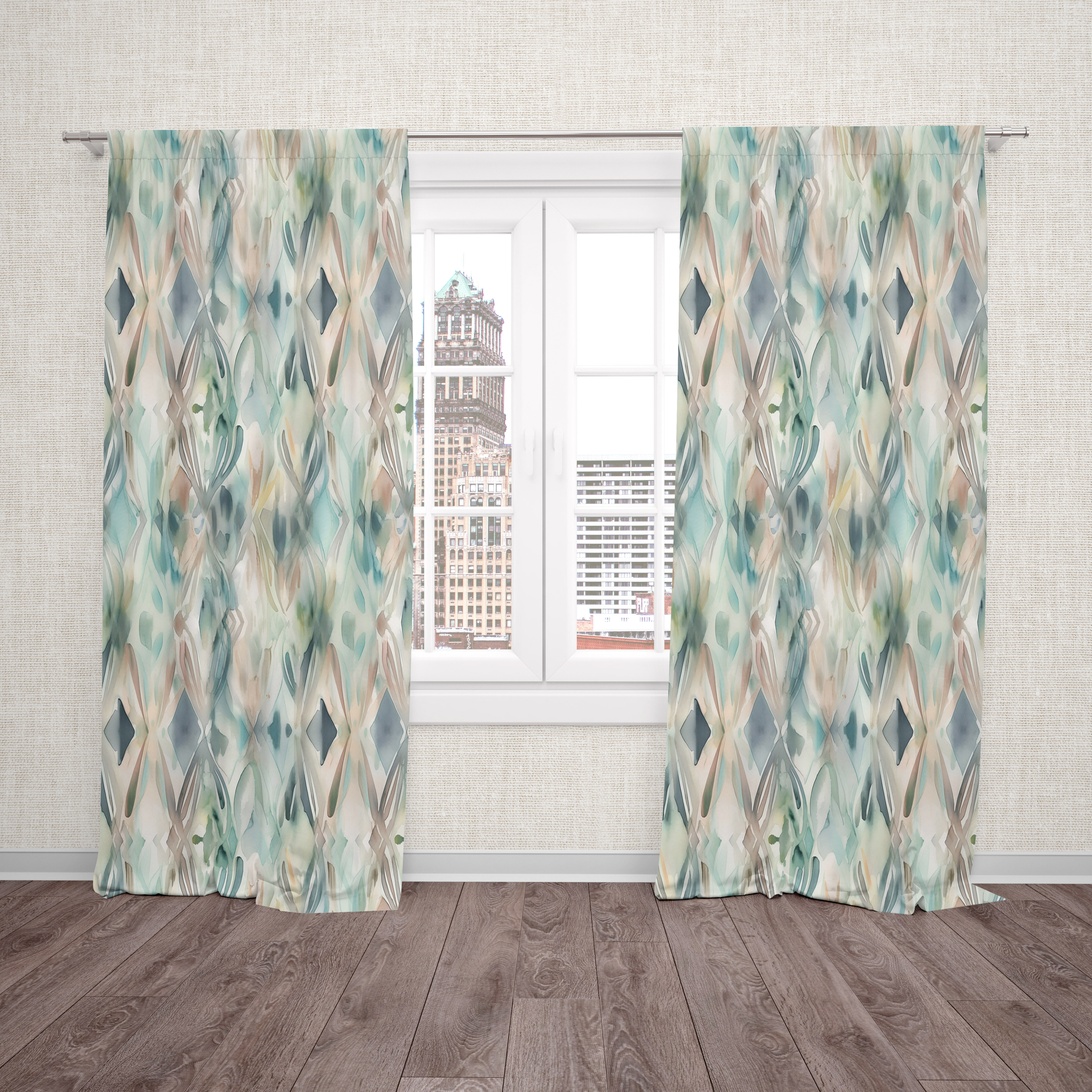 East Urban Home Berthel Window Curtain | Wayfair