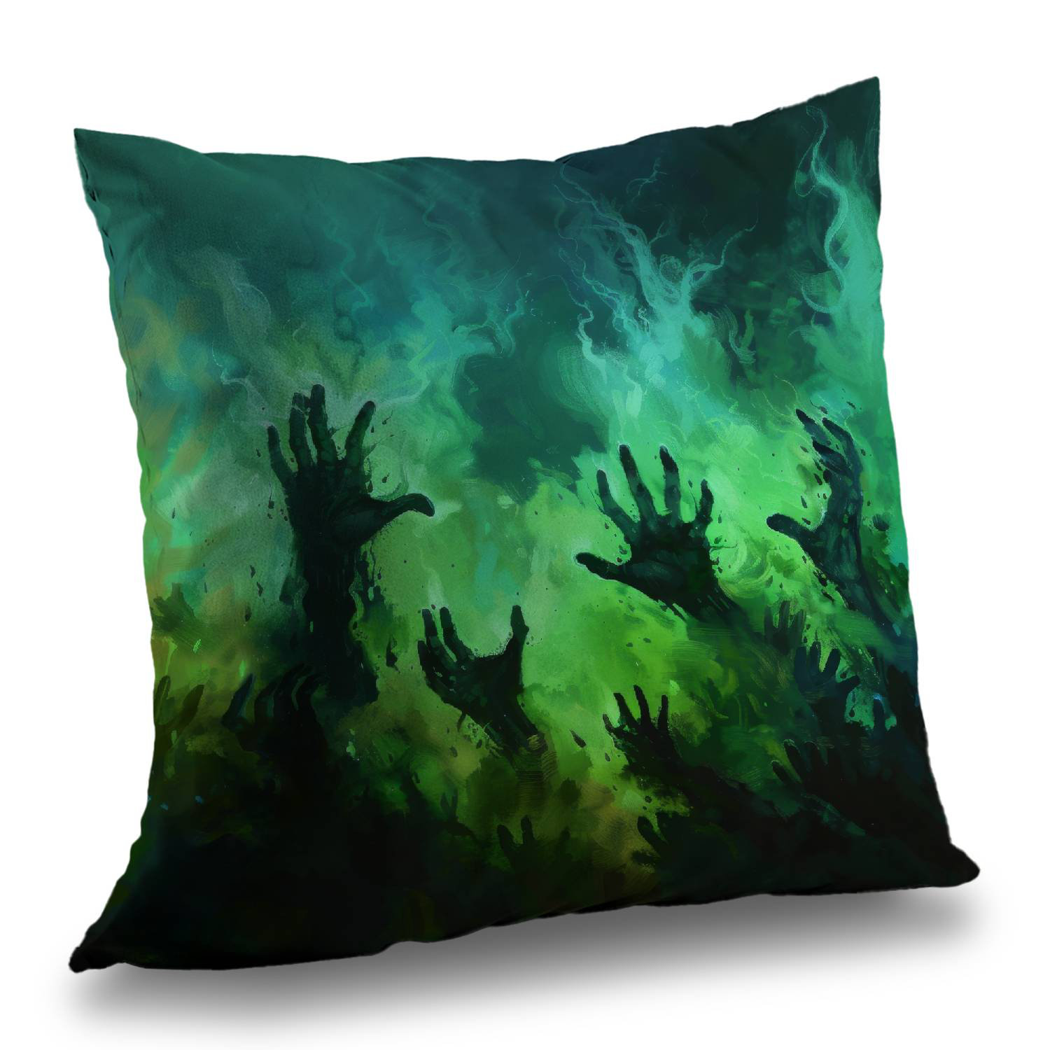 Concius Sales Hands of despair - Outdoors Throw pillow - Spun poly ...
