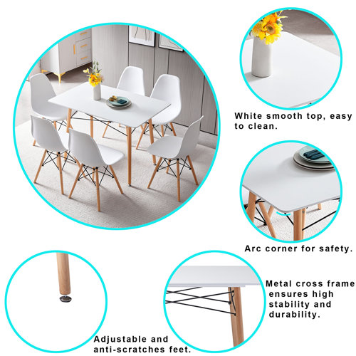 George Oliver Dreda Dining Table | Wayfair