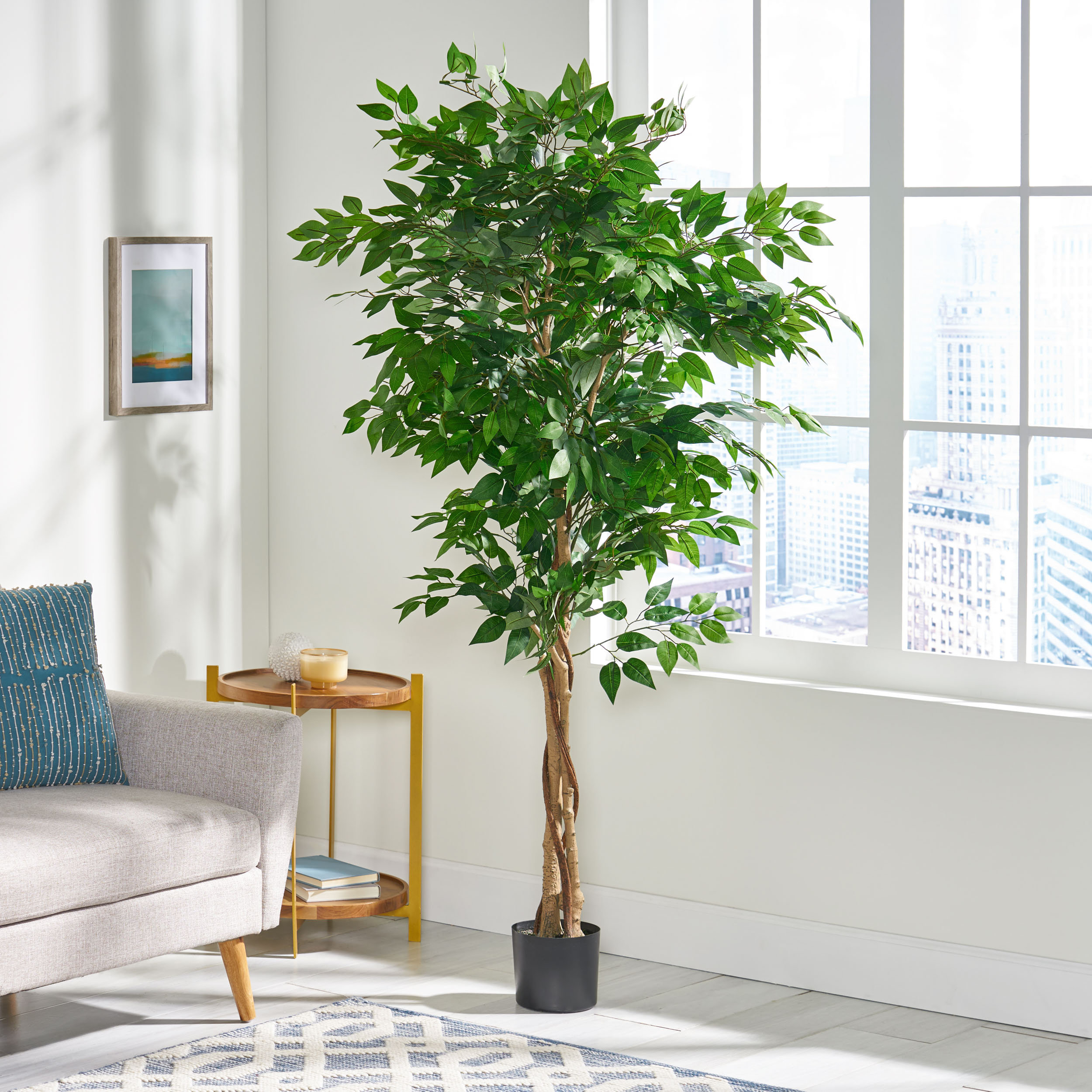 Primrue Artificial Ficus Tree in Pot & Reviews | Wayfair