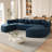 Orren Ellis Arale Boneless 114.9" Boucle Modular Sectional Sofa | Wayfair