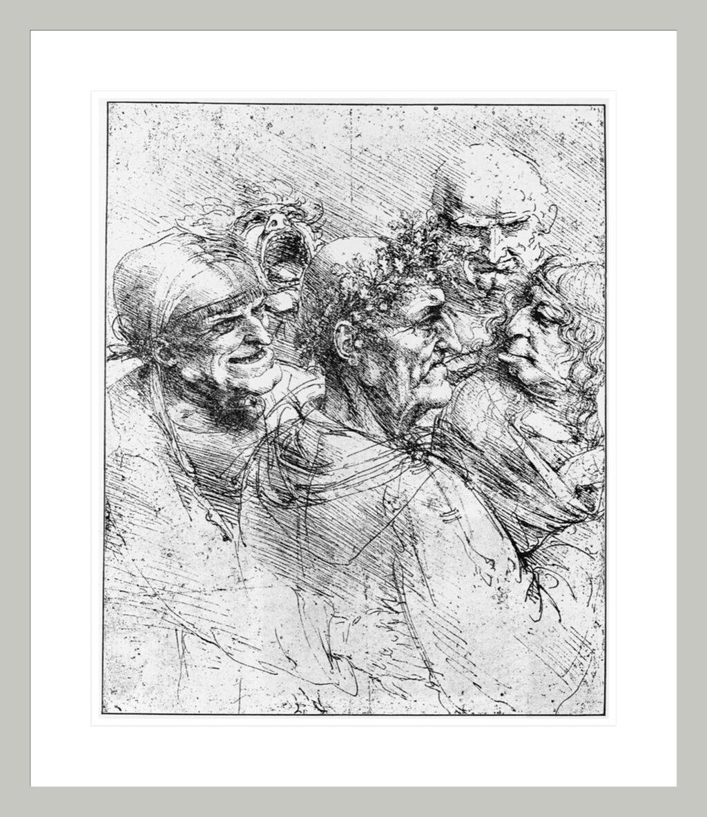 Red Barrel Studio® Print After a Drawing of Five Characters in a Comic ...