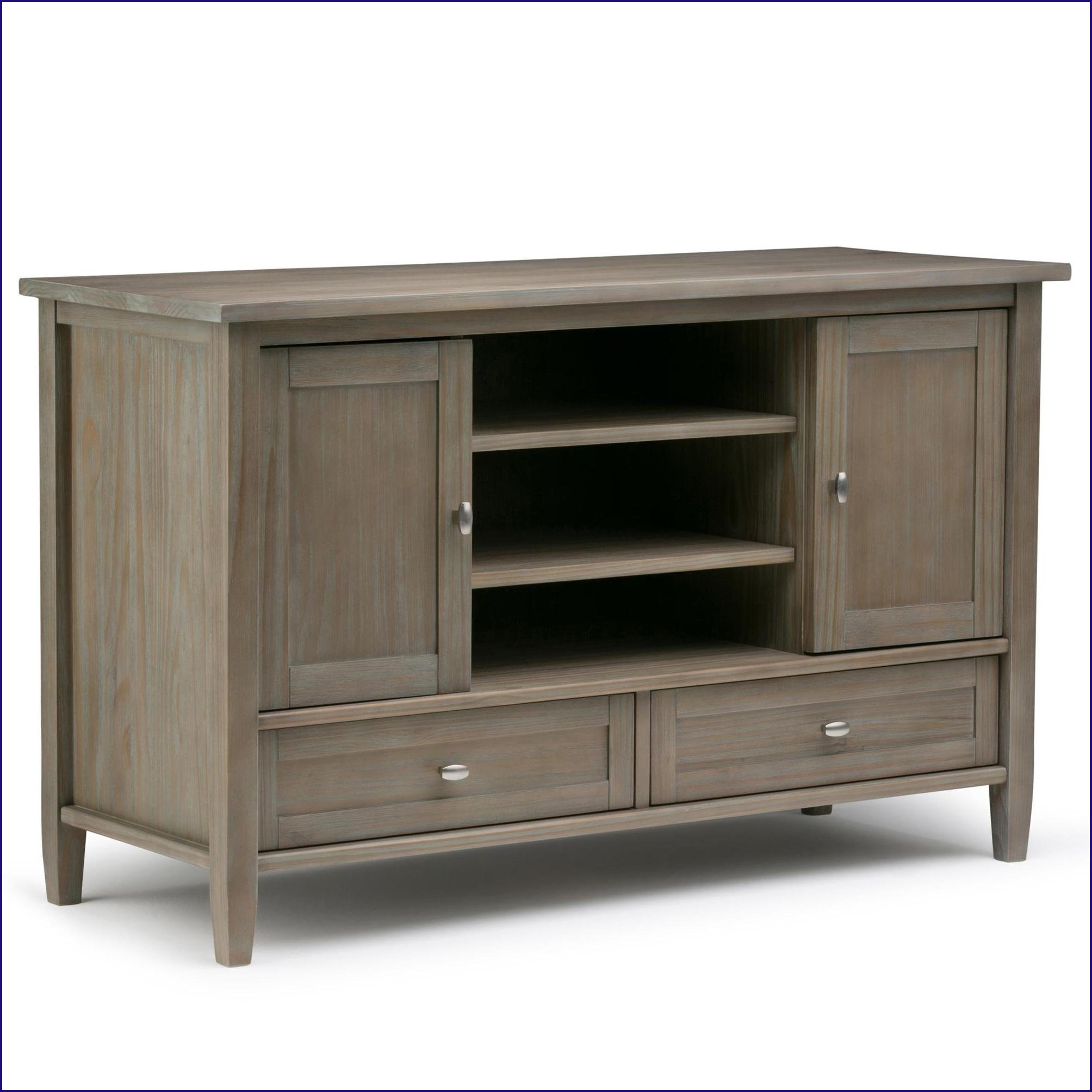 Latitude Run® TV Furniture Transitional Shaker Solid Wood TV Media ...