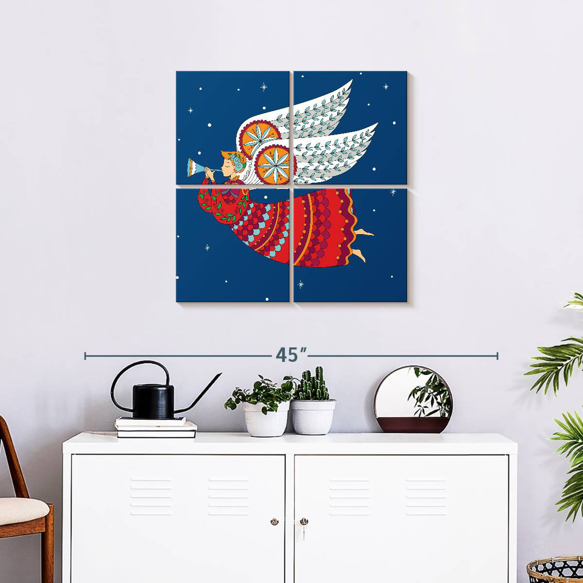 Lark Manor™ Leisha Angel With Trumpet | Wayfair
