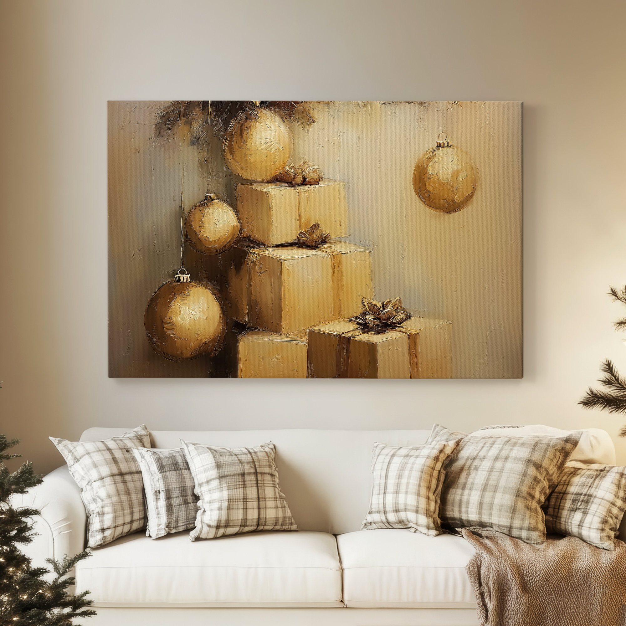 Ophelia & Co. Candlelit Blessing of Mistletoe-Premium Gallery Wrapped ...