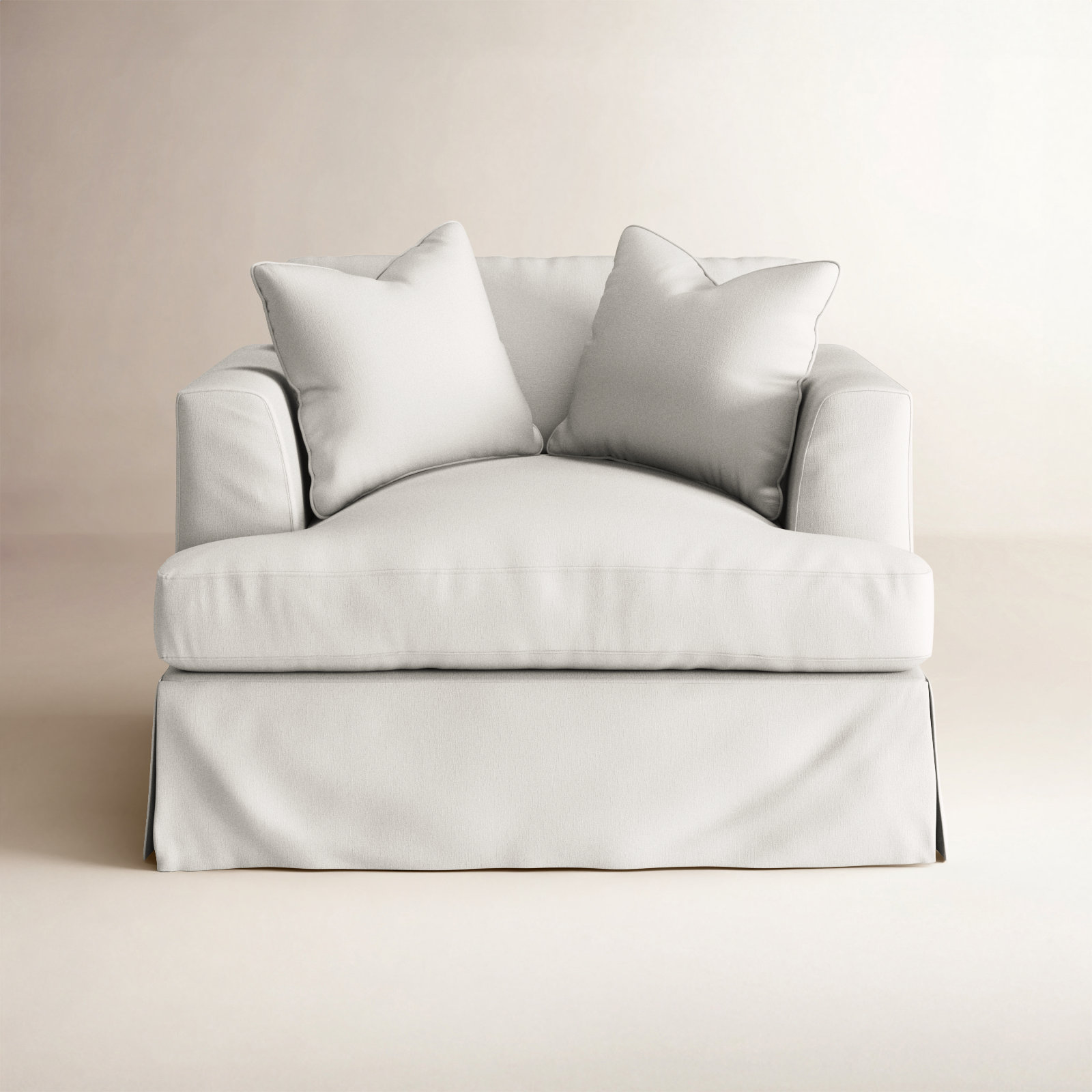 Wayfair Custom Upholstery™ Lucia Slipcovered Armchair & Reviews | Wayfair