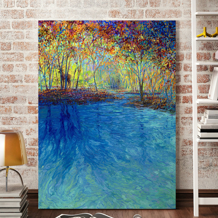 Jaxson Rea "Keoladeo" by Iris Scott - Wrapped Canvas Print - Wayfair Canada