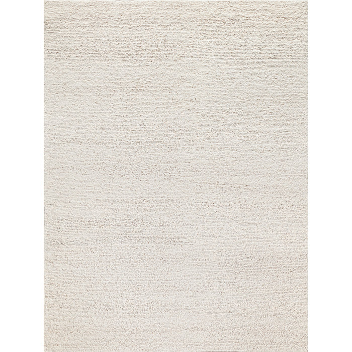 Exquisite Rugs Borelli Handmade Hand Loomed New Zealand Wool Ivory Area ...