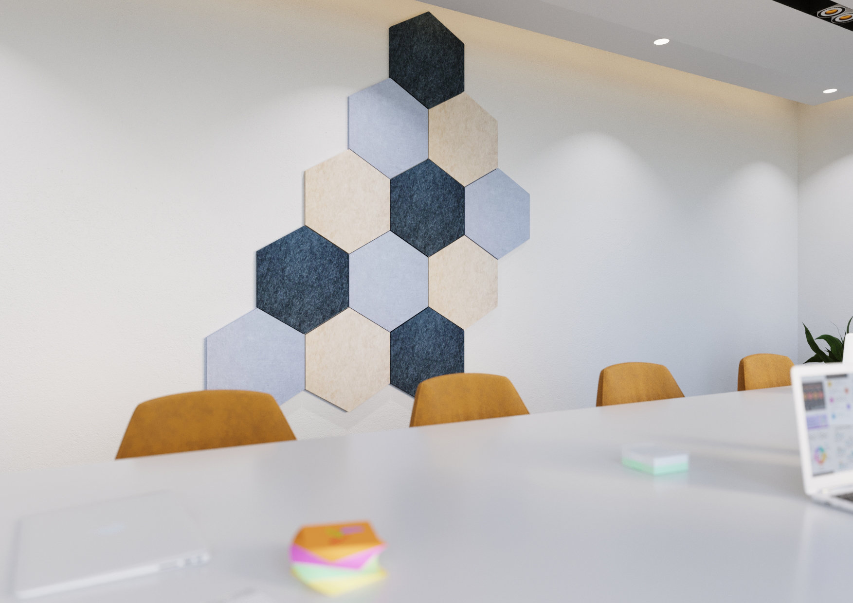 Latitude Run® 12 Piece Hexagon Acoustic Panels | Wayfair