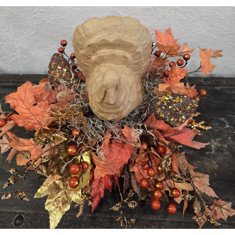 The Holiday Aisle® Turkey Thanksgiving Centerpiece | Wayfair