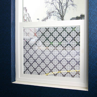 Stick Pretty Fleur Sheer Window Film | Wayfair