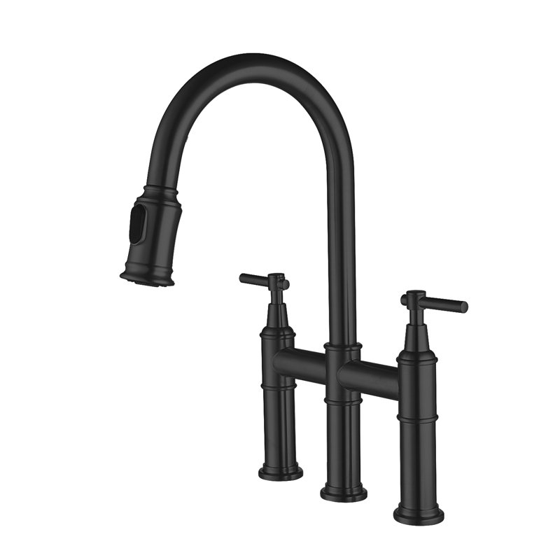 Dilon Pull Down Bridge Faucet & Reviews | Wayfair