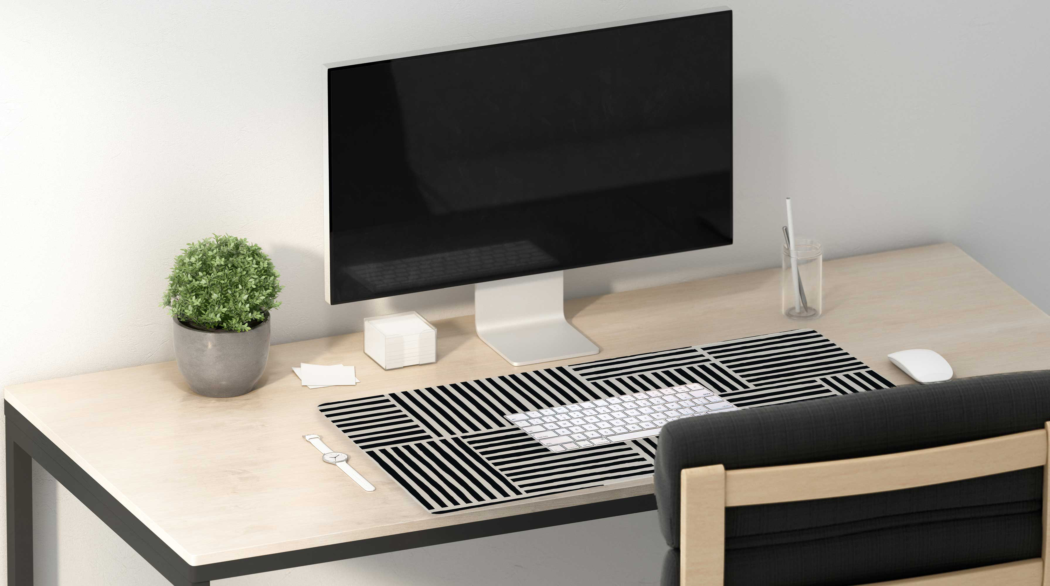 East Urban Home Sephia Vinyl Desk Pad | Wayfair