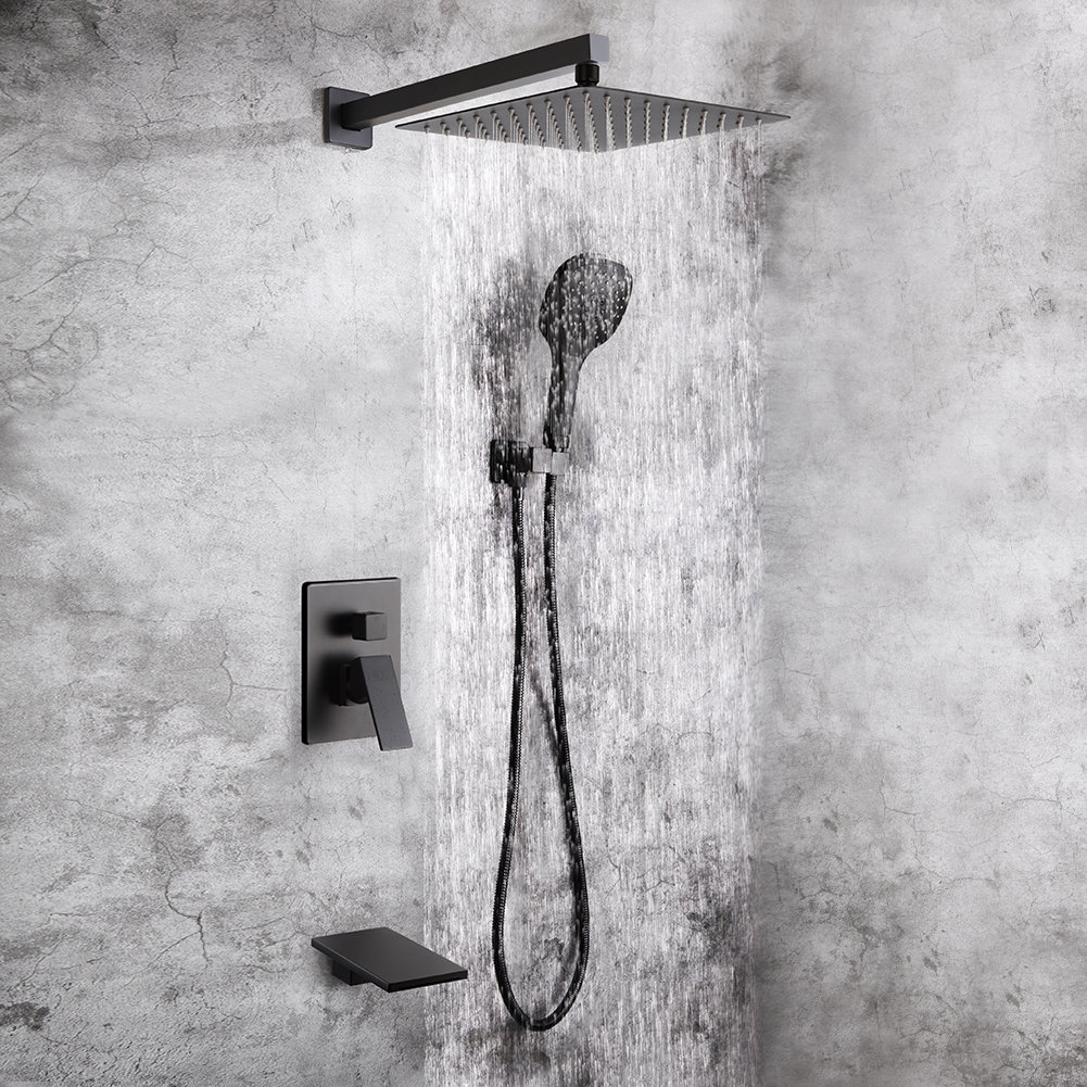 POP Sanitaryware Complete Shower System with Rough-in Valve - Wayfair ...