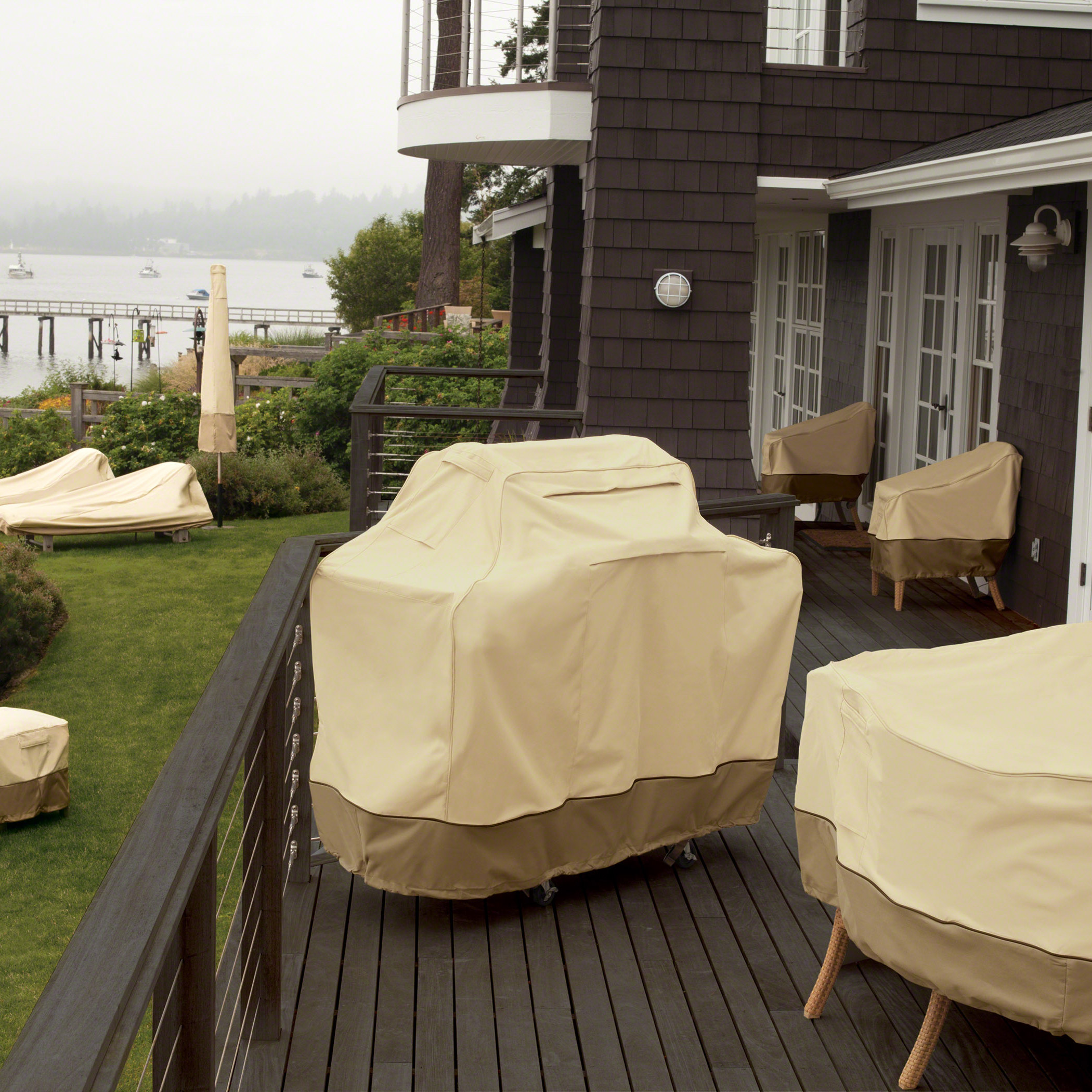 The Twillery Co. Paulding Water Resistant Patio Dining Set Cover ...