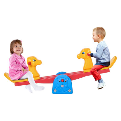 Qaba 2 Seat Plastic Teeter Totter - Wayfair Canada