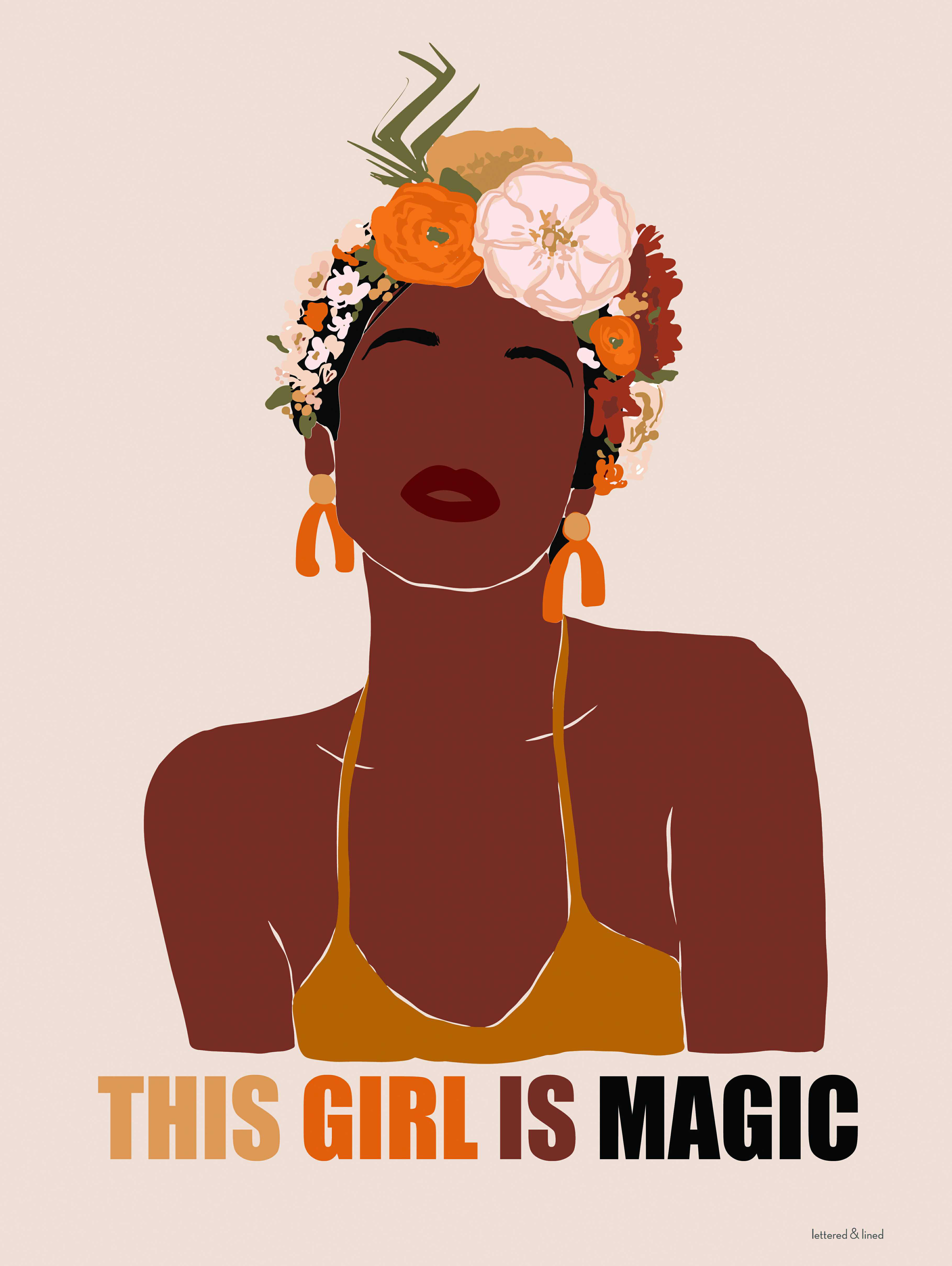 House of Hampton® " This Girl Is Magic I " | Wayfair