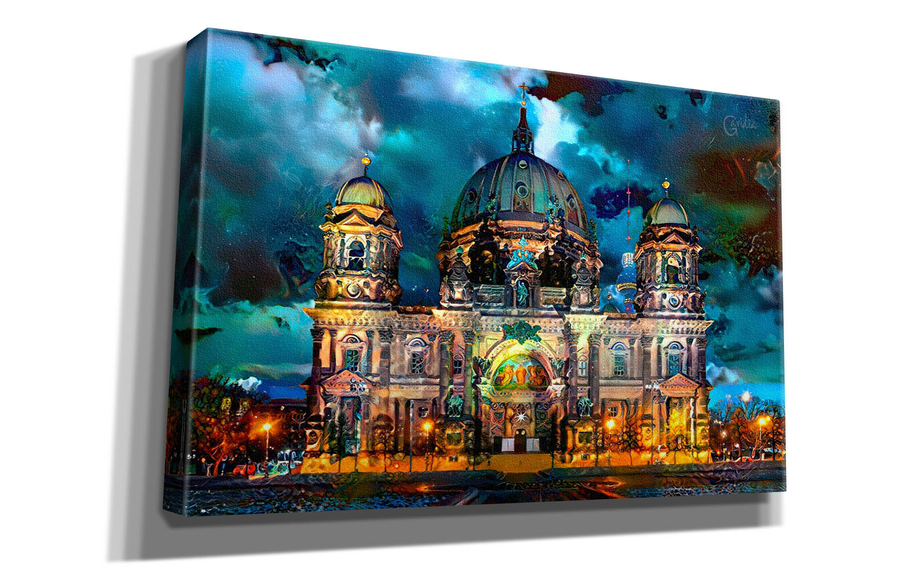 Epic Graffiti 'Germany Berlin Cathedral' by Pedro Gavidia Canvas Wall ...