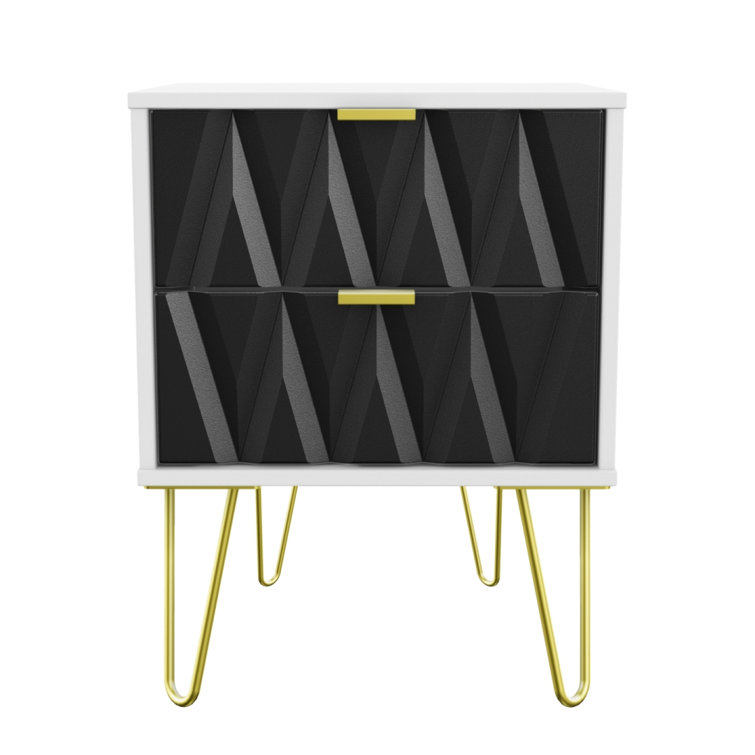 Canora Grey Quillian Manufactured Wood Bedside Table | Wayfair.co.uk