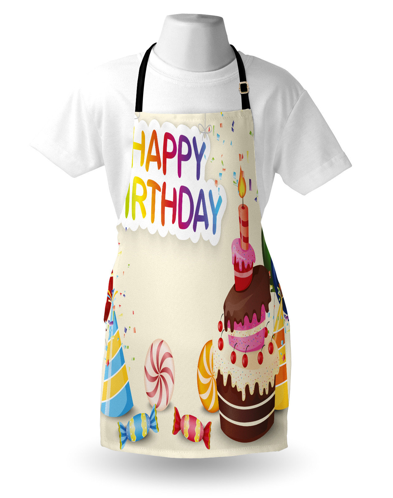 The Party Aisle™ Birthday No Pattern Bib Apron - Wayfair Canada