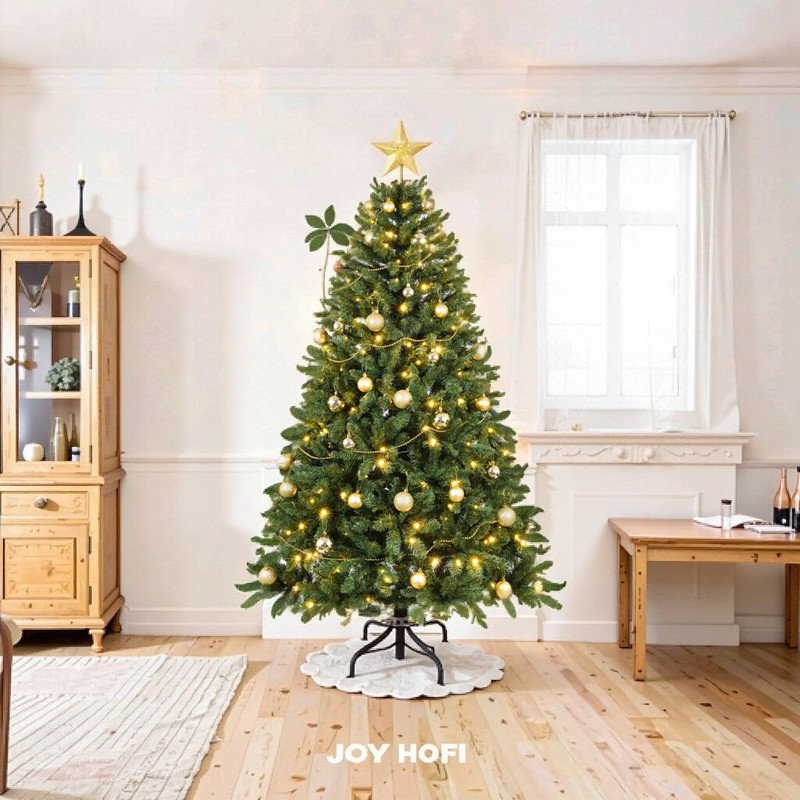 The Holiday Aisle® 6Ft Pre-Lit LED Christmas Tree - 1000 Branch Tips ...