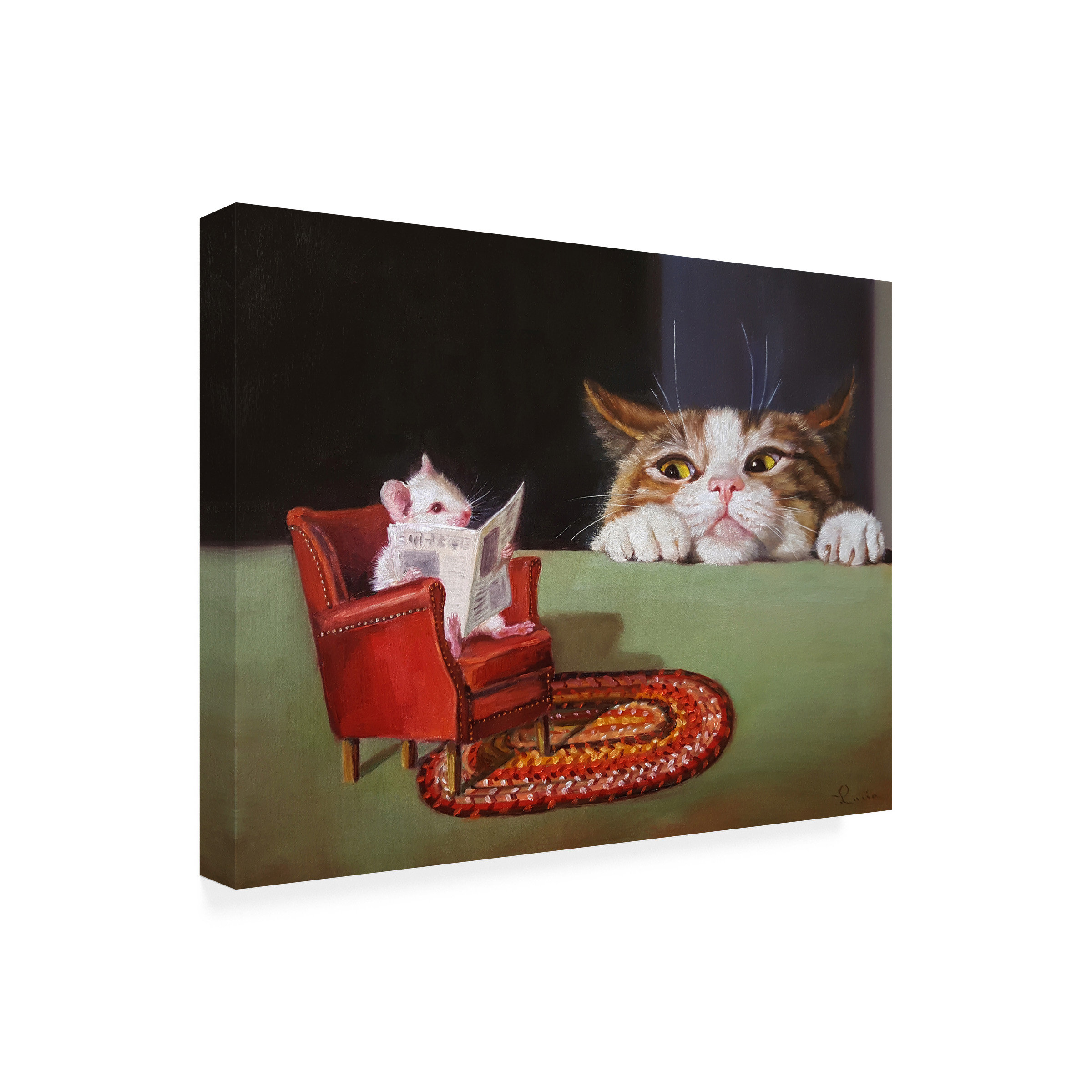 Trinx Greggery Uninvited - Wrapped Canvas Print | Wayfair