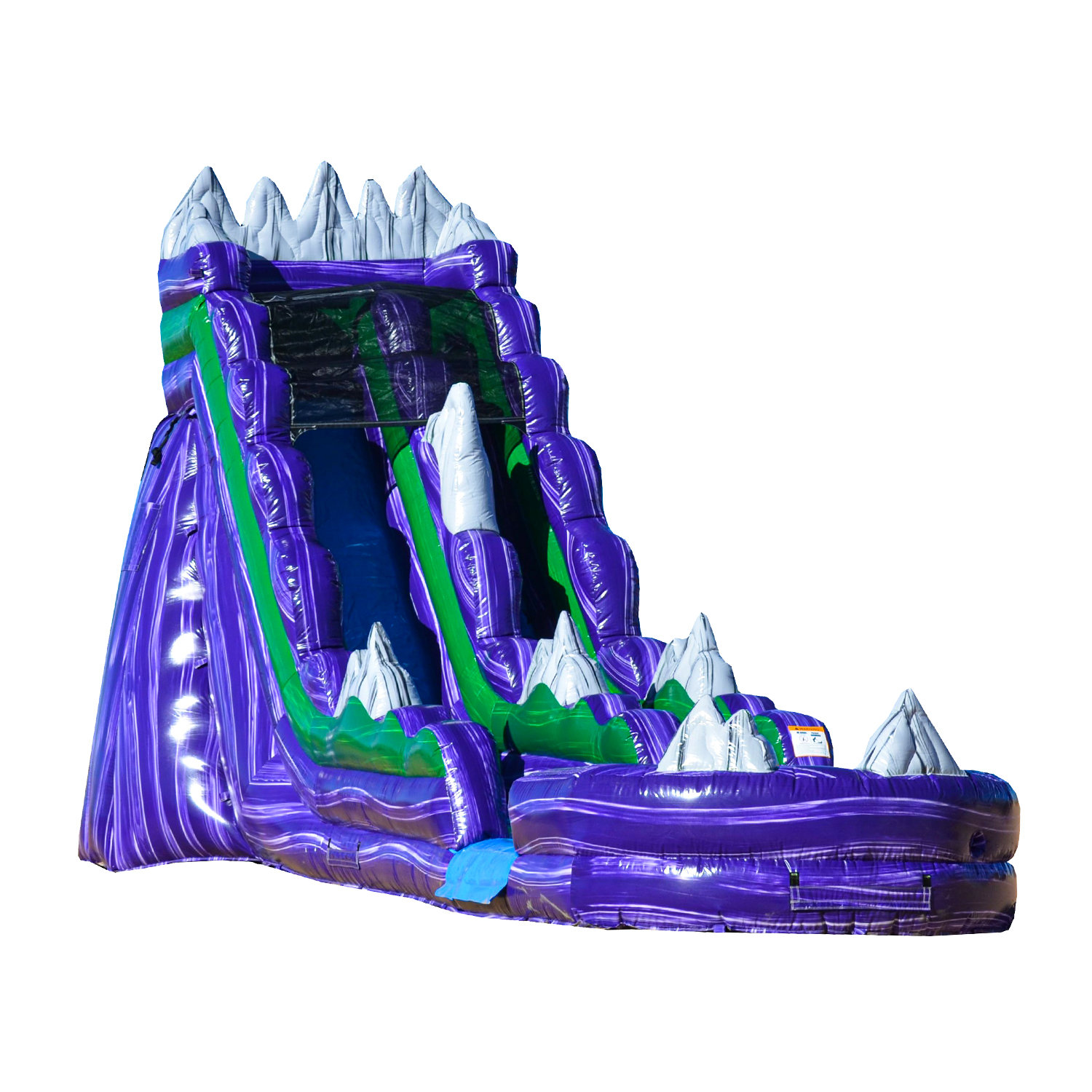 JumpOrange Dark Night 15' X 36' Inflatable Water Slide With Air Blower ...