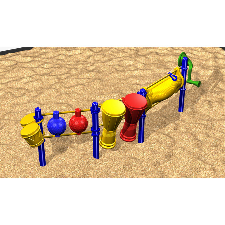 Kidstuff Playsystems, Inc. Mur musical autoportant à 3 panneaux ...