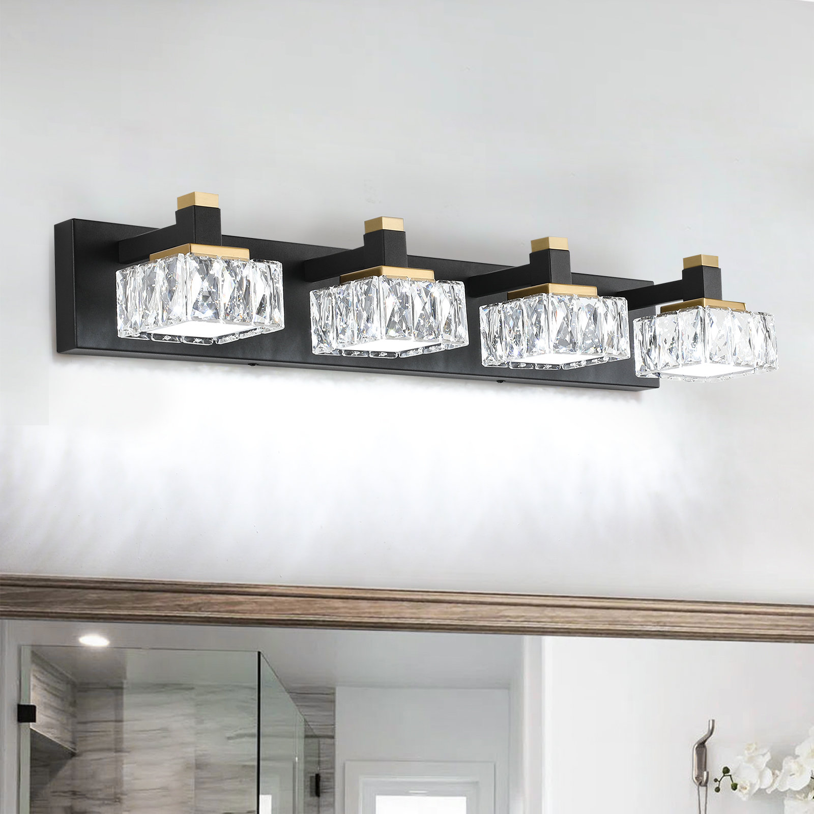 Everly Quinn Anissia Dimmable LED Vanity Light & Reviews - Wayfair Canada
